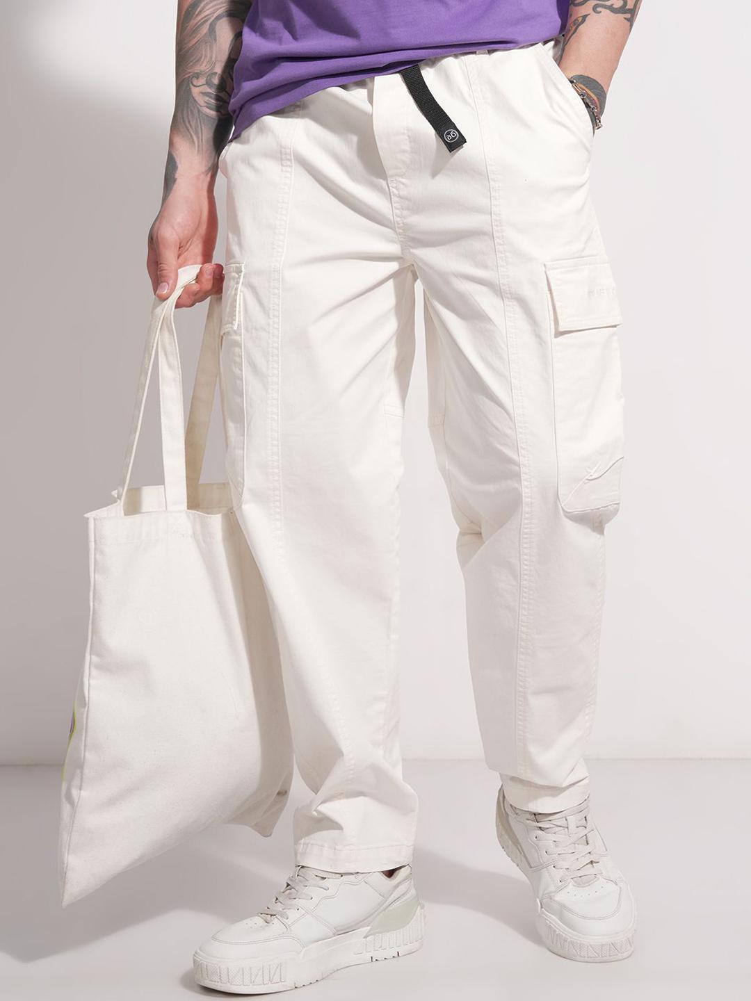 Buy Highlander Men Elasticated Baggy Korean Trousers - Trousers for Men ...