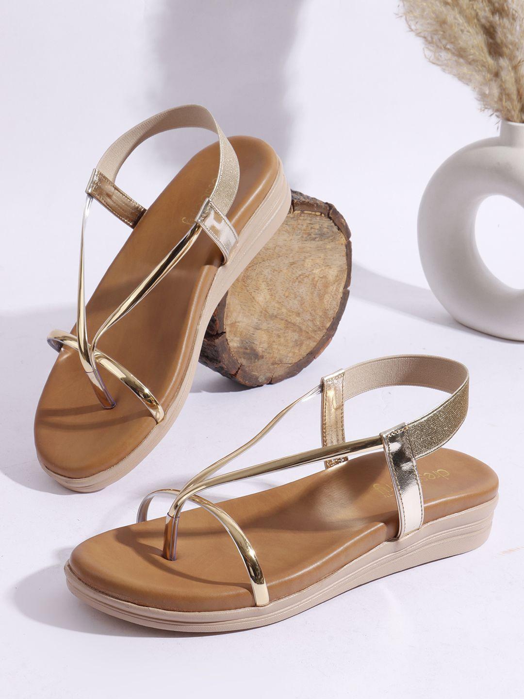 Buy DressBerry Women Open Toe Backstrap Platform Heels Sandals - Flats ...