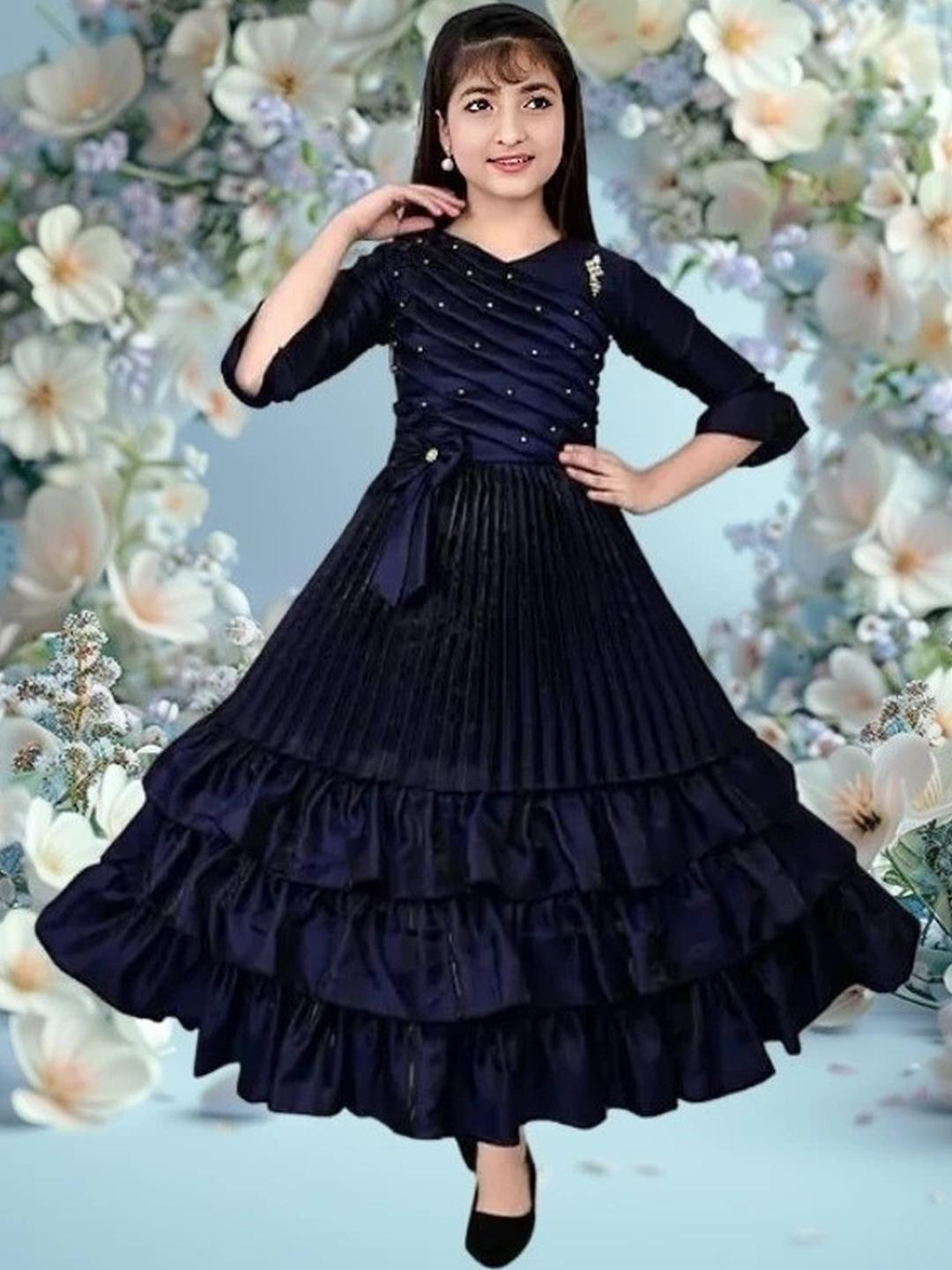 Buy PRENA FASHION Girls Blue Dresses - Dresses for Girls 35123713 | Myntra