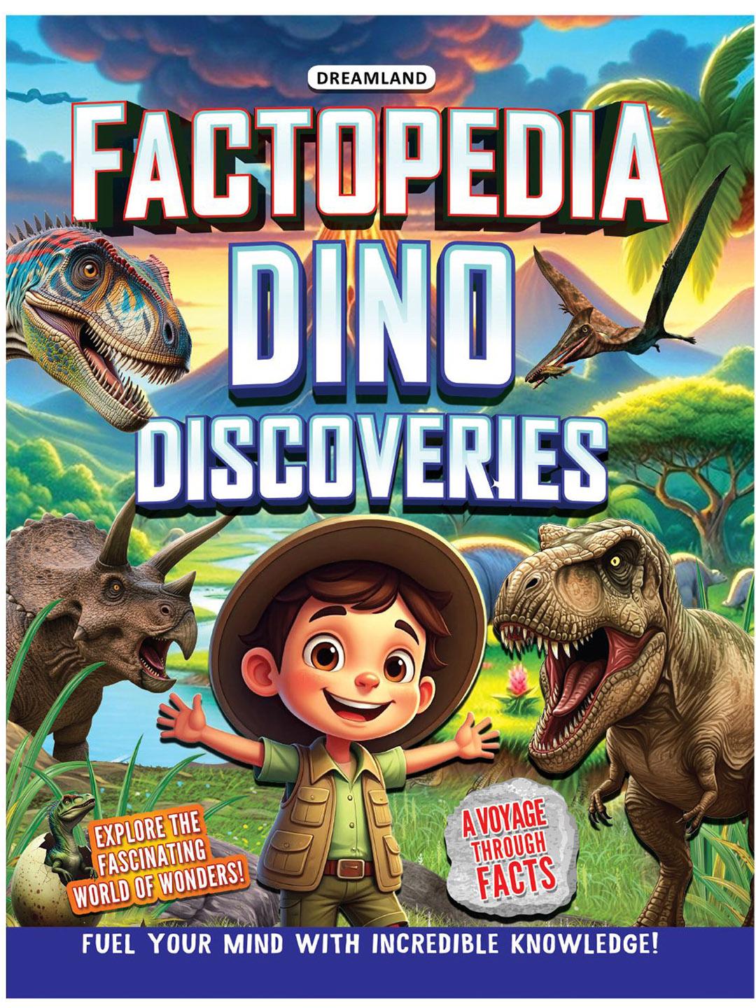 Buy Dreamland Kids Factopedia Dino Discovery Book Fascinating Dinosaur ...