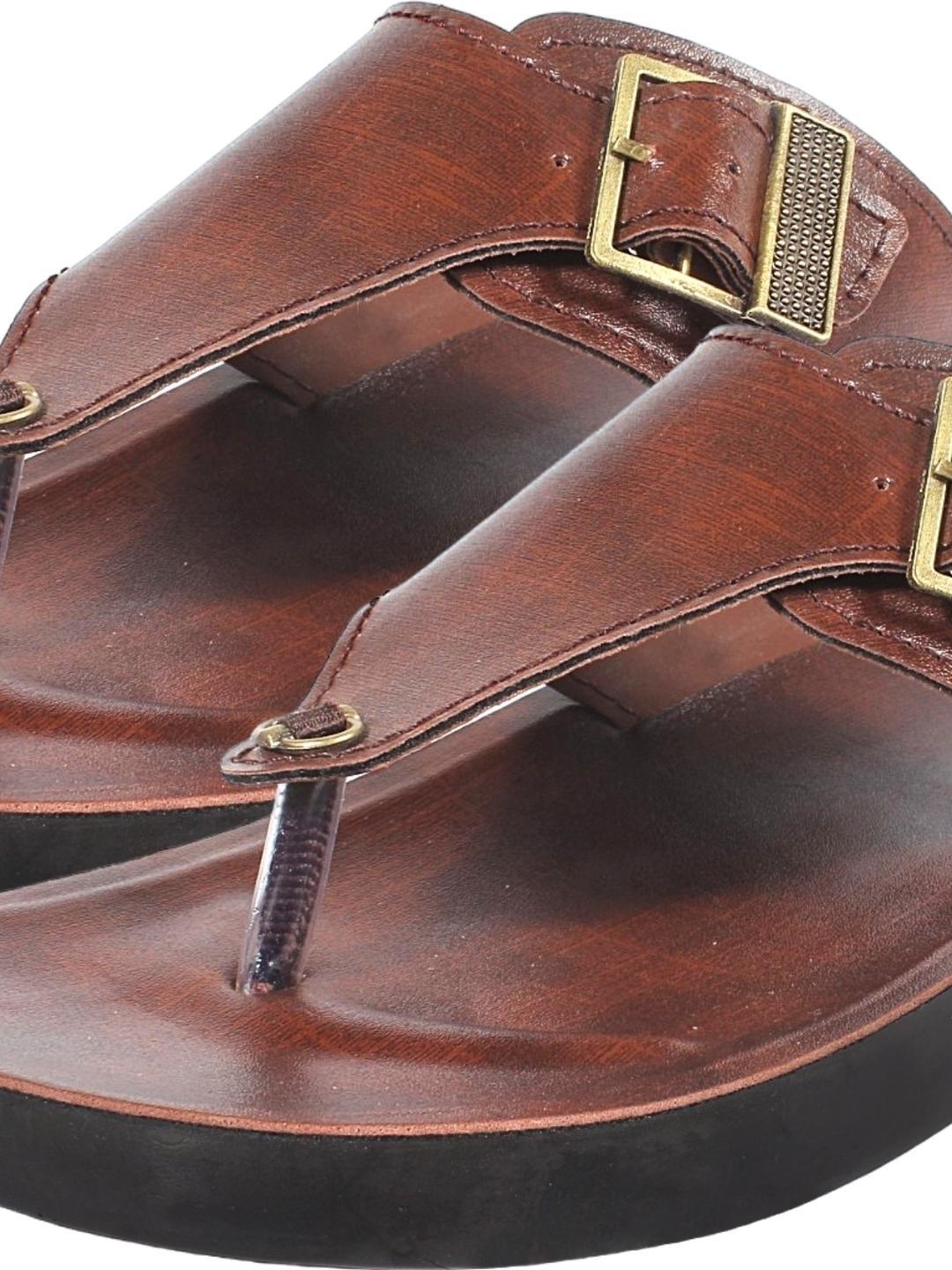Buy Trump Brown PU Flip Flops - Flip Flops for Men 35127413 | Myntra