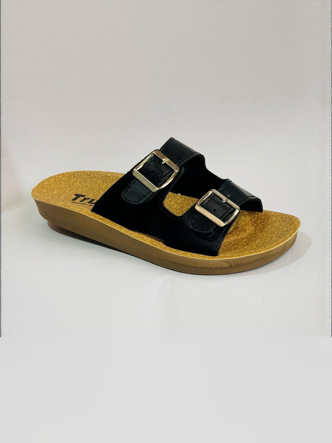 Buy Trump Black PU Flip Flops - Flip Flops for Men 35127382 | Myntra