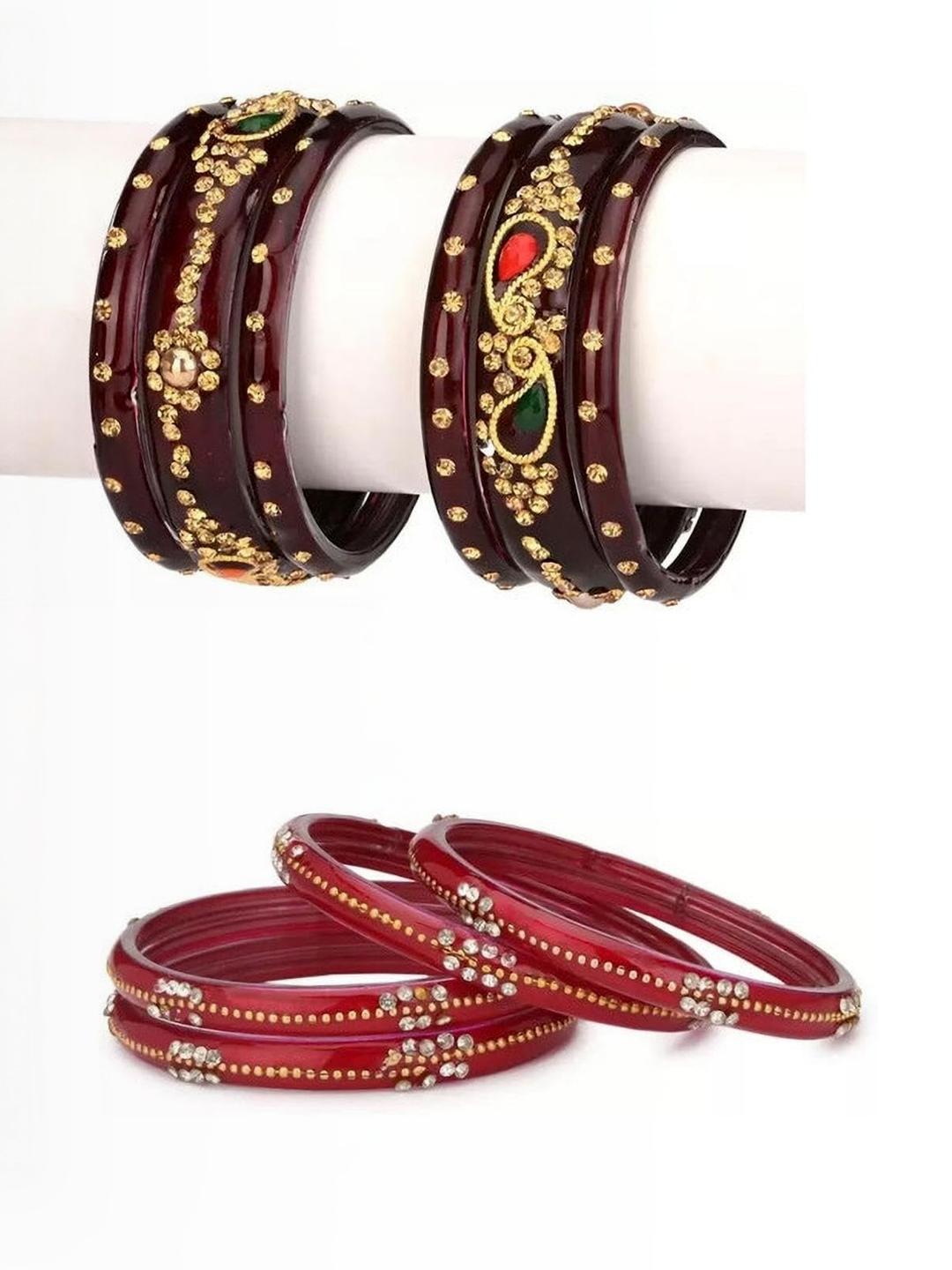 Buy 1ST TIME Women Traditional Glass Bangles - Bangle for Women ...