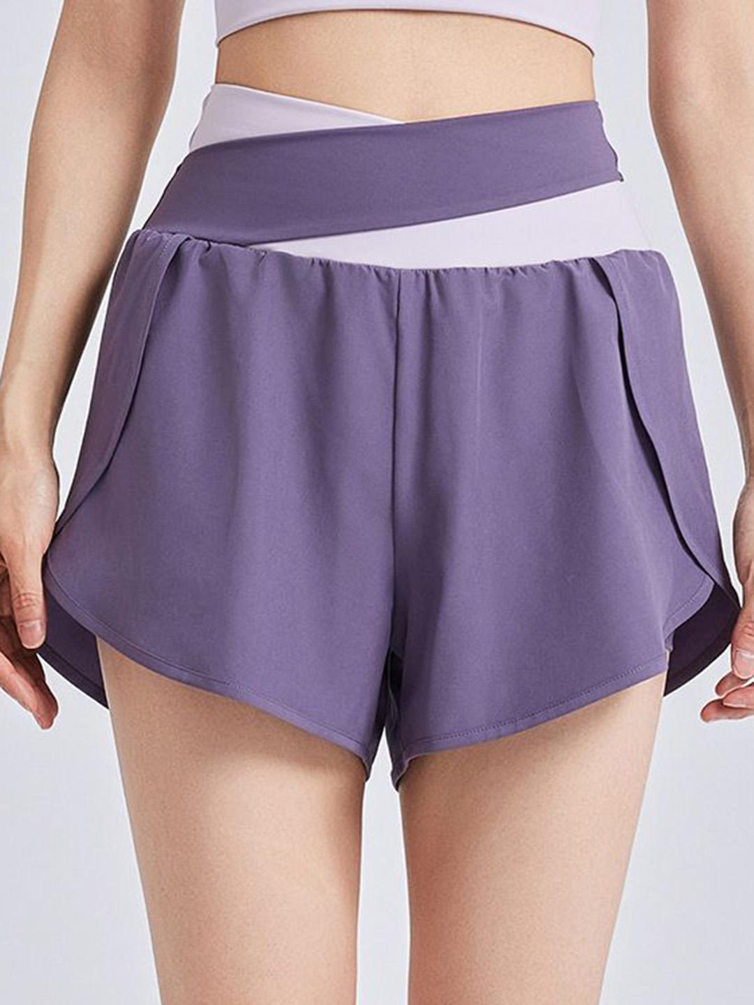 Buy HRX By Hrithik Roshan Women High Rise Loose Fit Regular Shorts ...