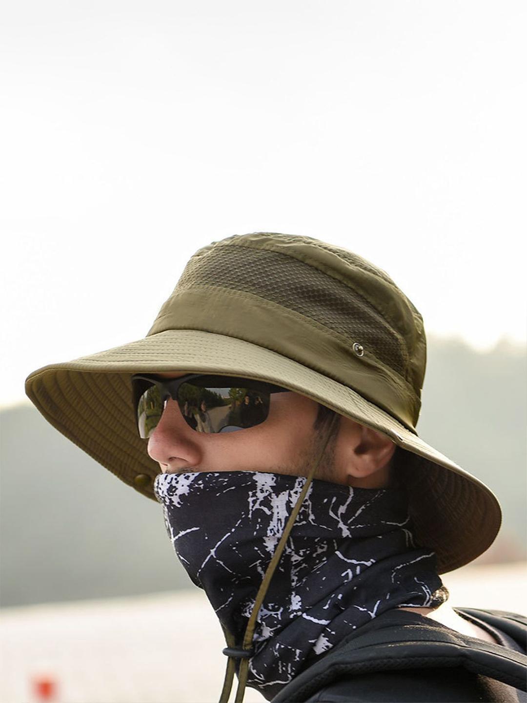 Buy Gustave Men Solid Sun Hat - Hat for Men 35094178 | Myntra