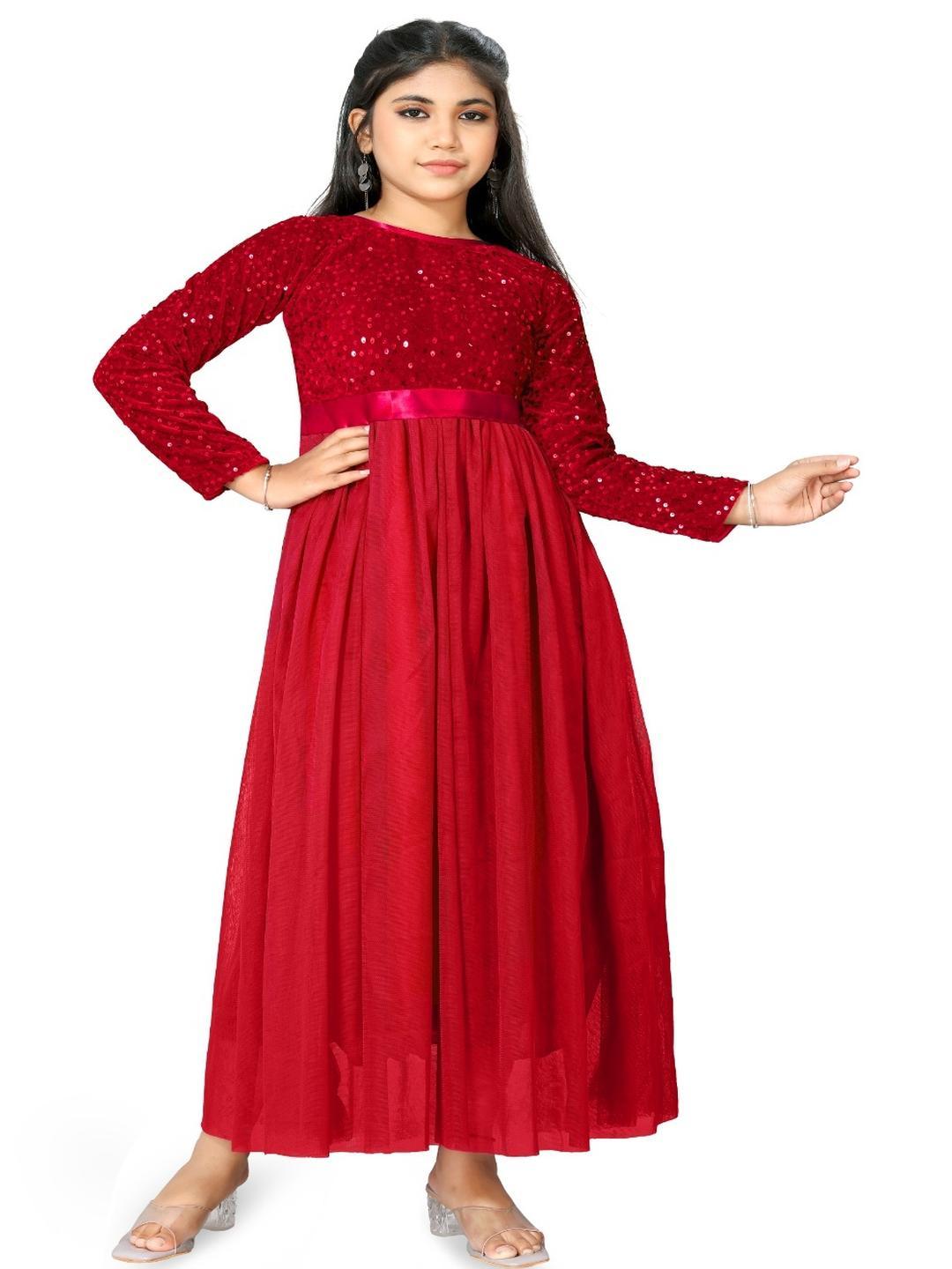Buy Texaso Premium Girls Red Dresses - Dresses for Girls 35132627 | Myntra