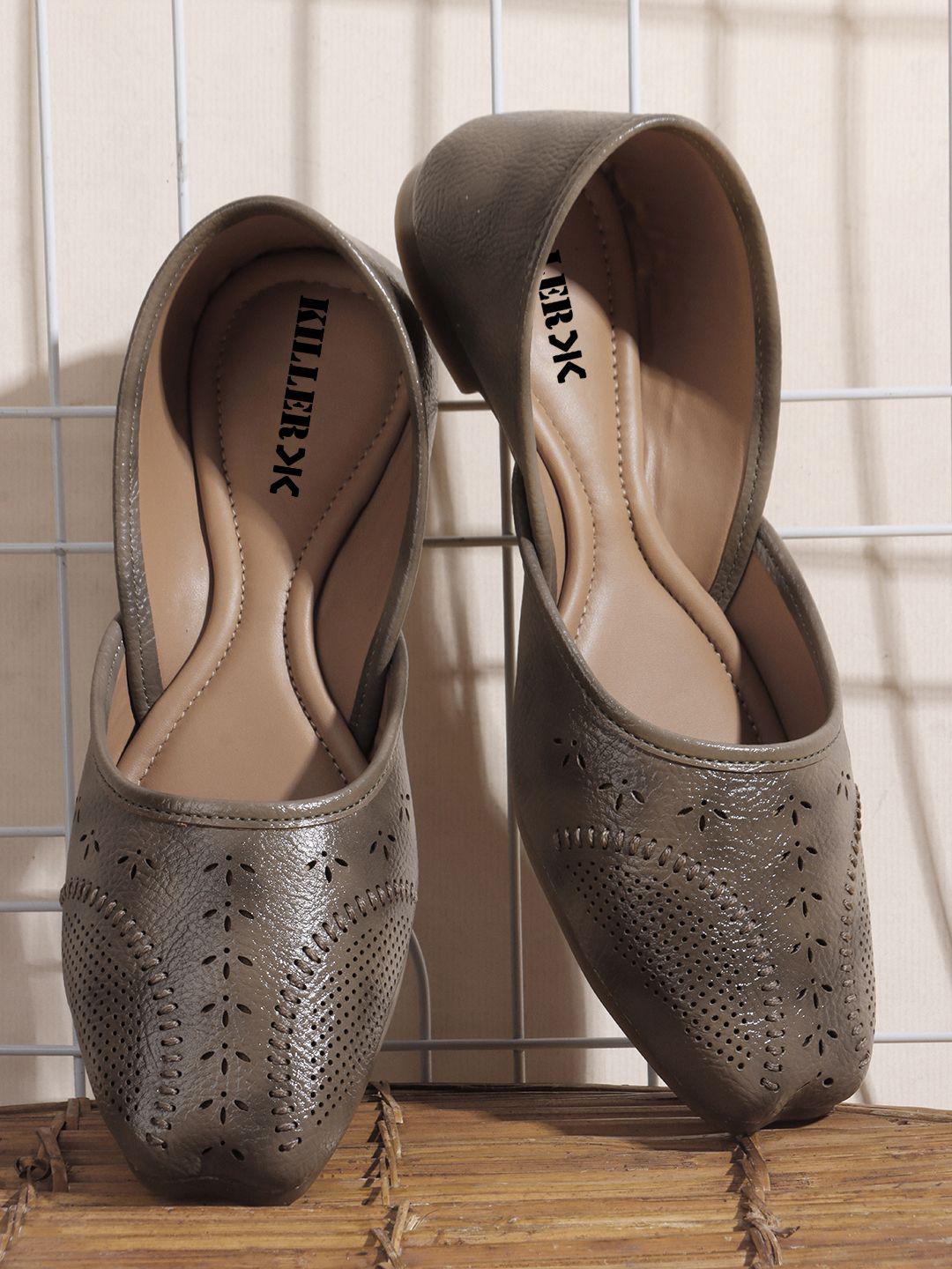 Buy Killer Women Laser Cuts Everyday Mojaris - Casual Shoes for Women ...