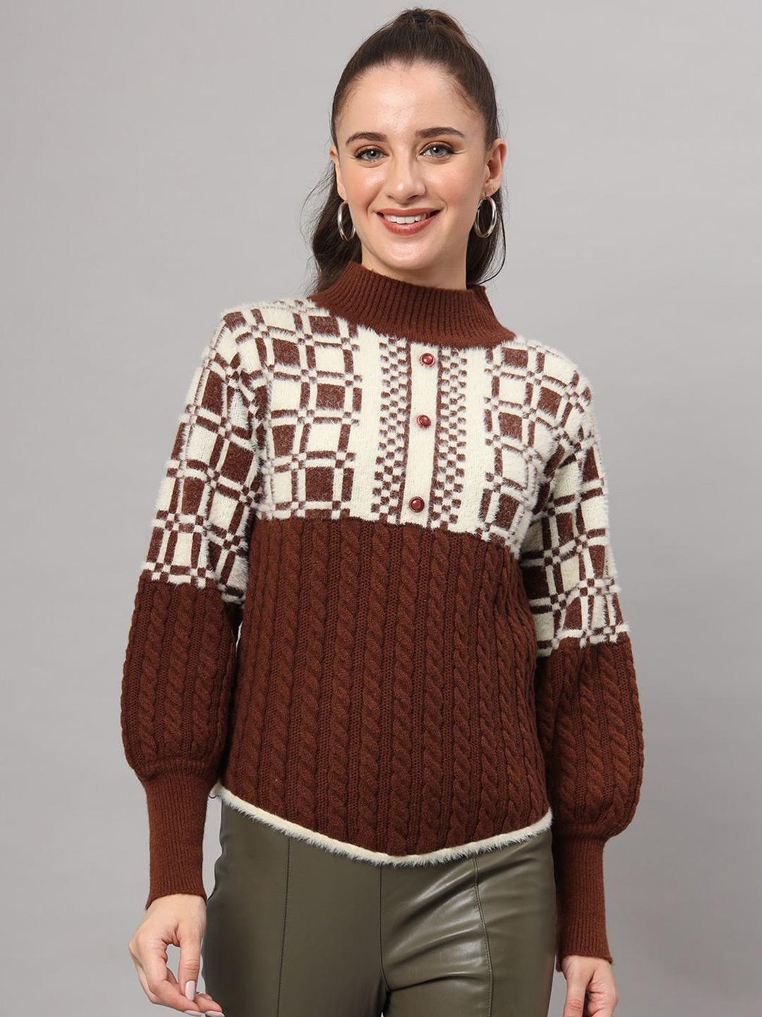 Buy MODKLINE WITH MK Women Turtle Neck Woollen Pullover - Sweaters for ...
