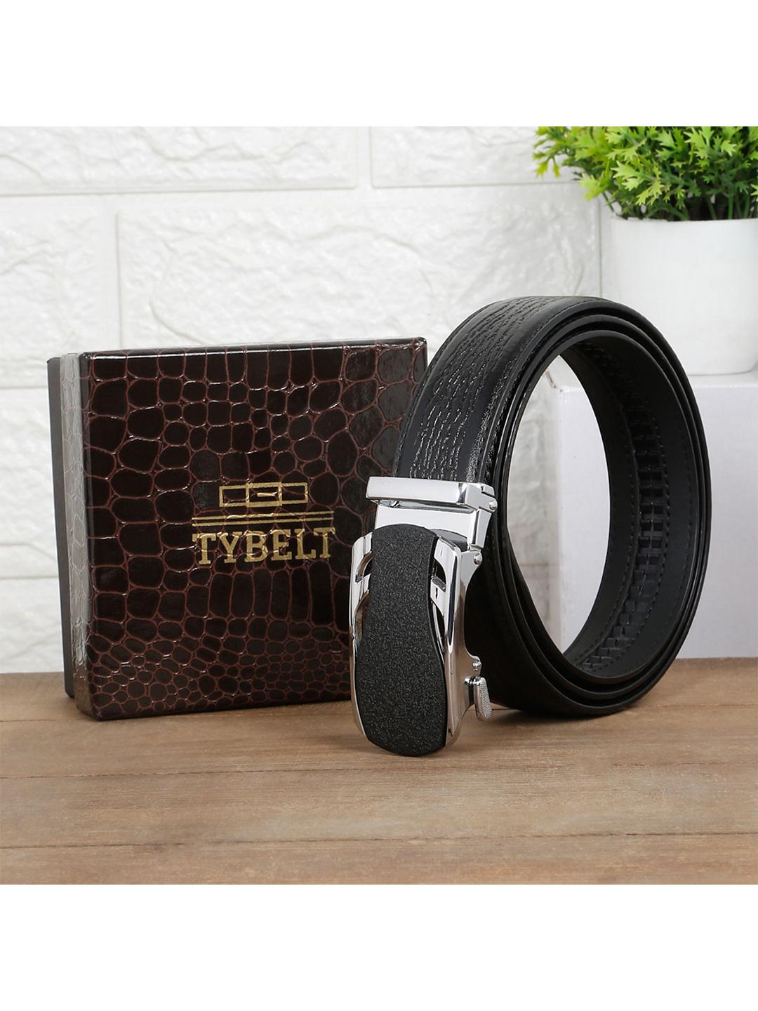 Buy TYBELT Men Textured Leather Belt - Belts for Men 35137271 | Myntra