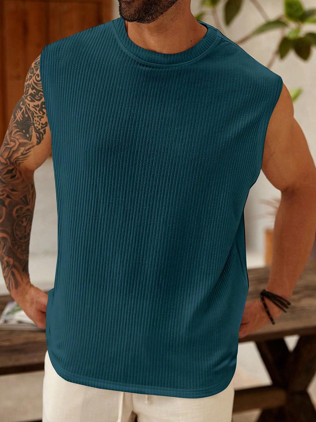Buy AJARU Round Neck Basic Vest VESTCNTRS 4102 MORPINCH M - Innerwear ...