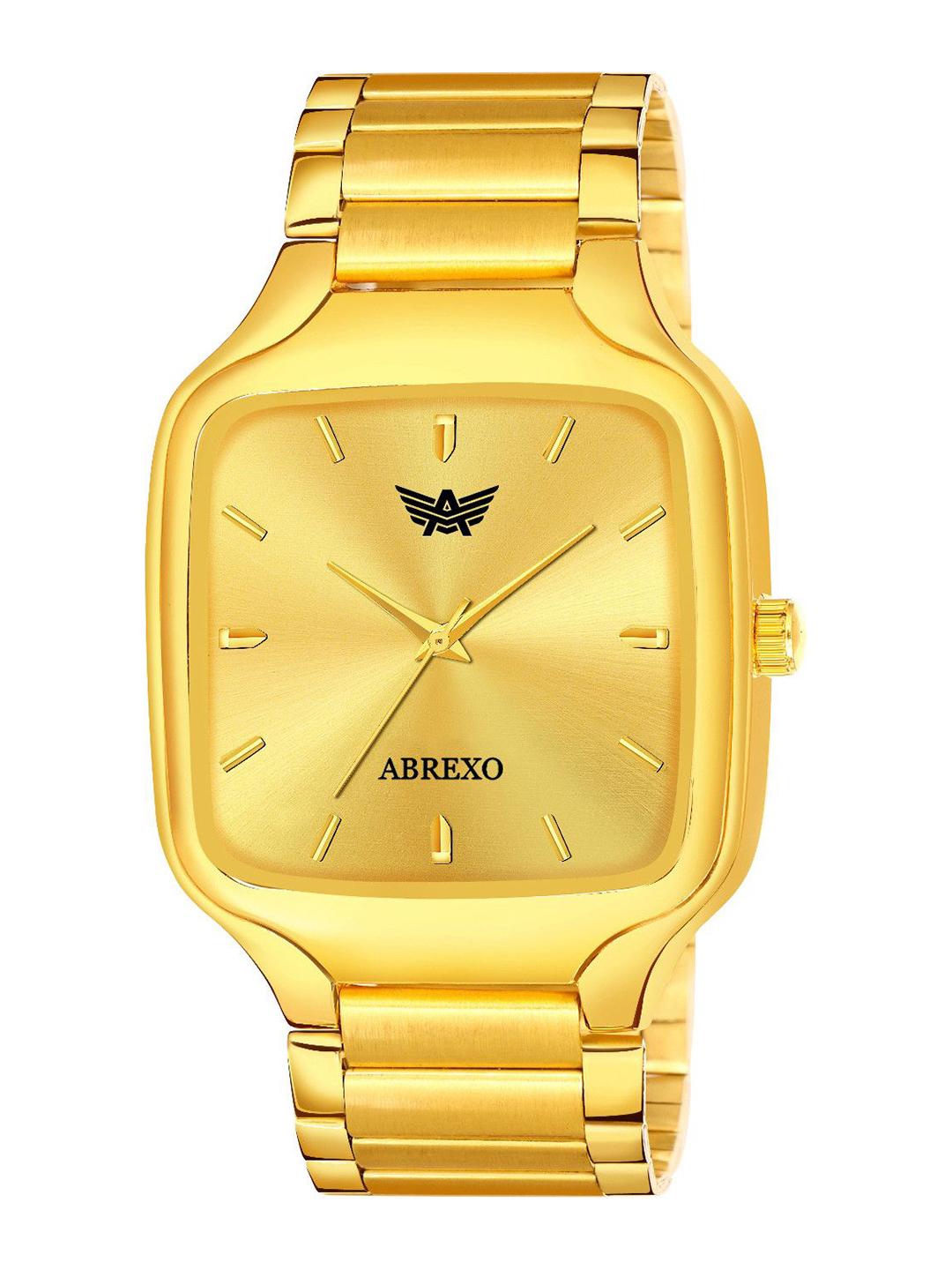 Buy Abrexo Men Dial & Bracelet Style Straps Analogue Watches Abx100 All ...