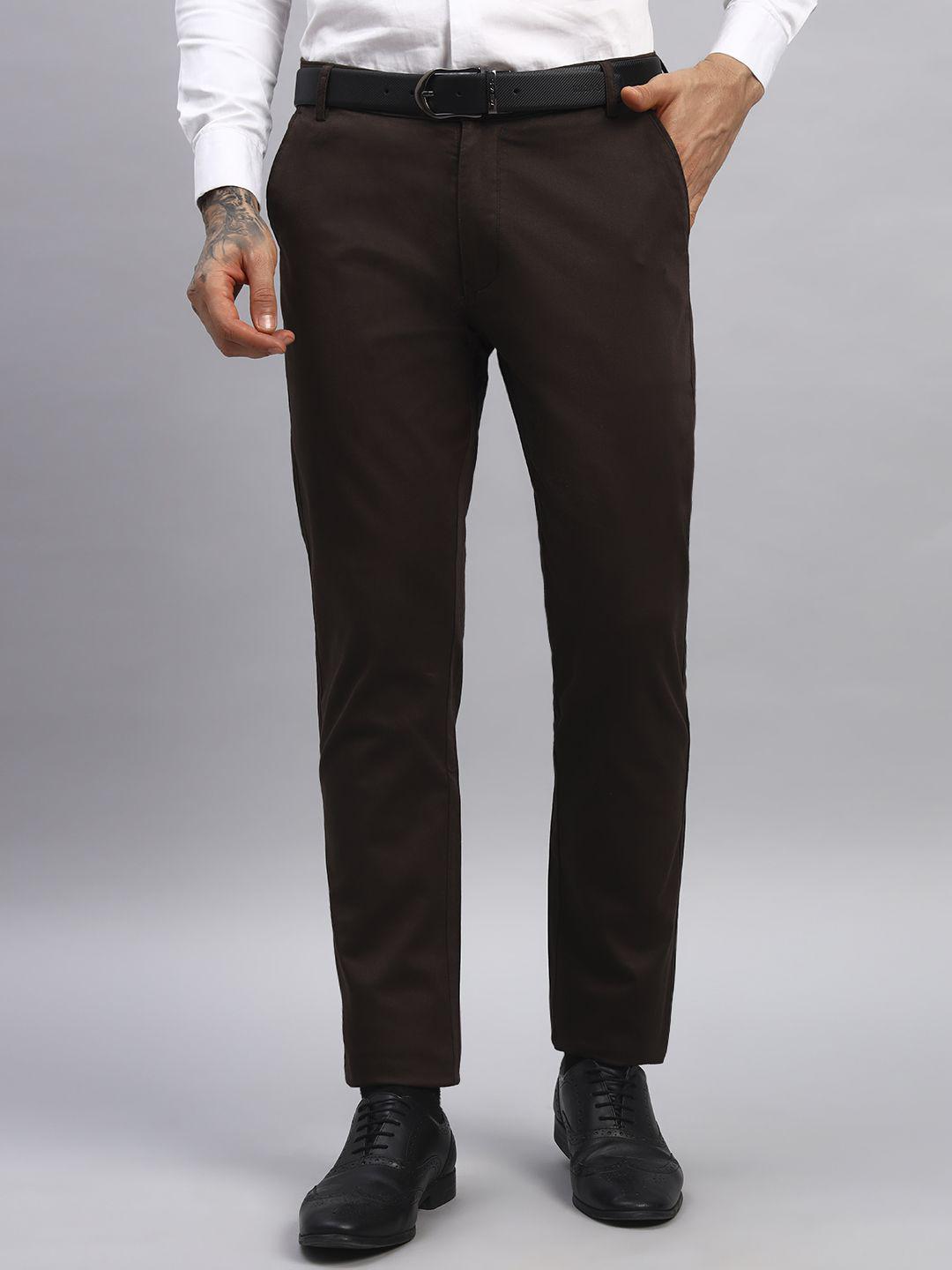 Buy RARE CAMEL Men Slim Fit High Rise Chinos - Trousers for Men ...