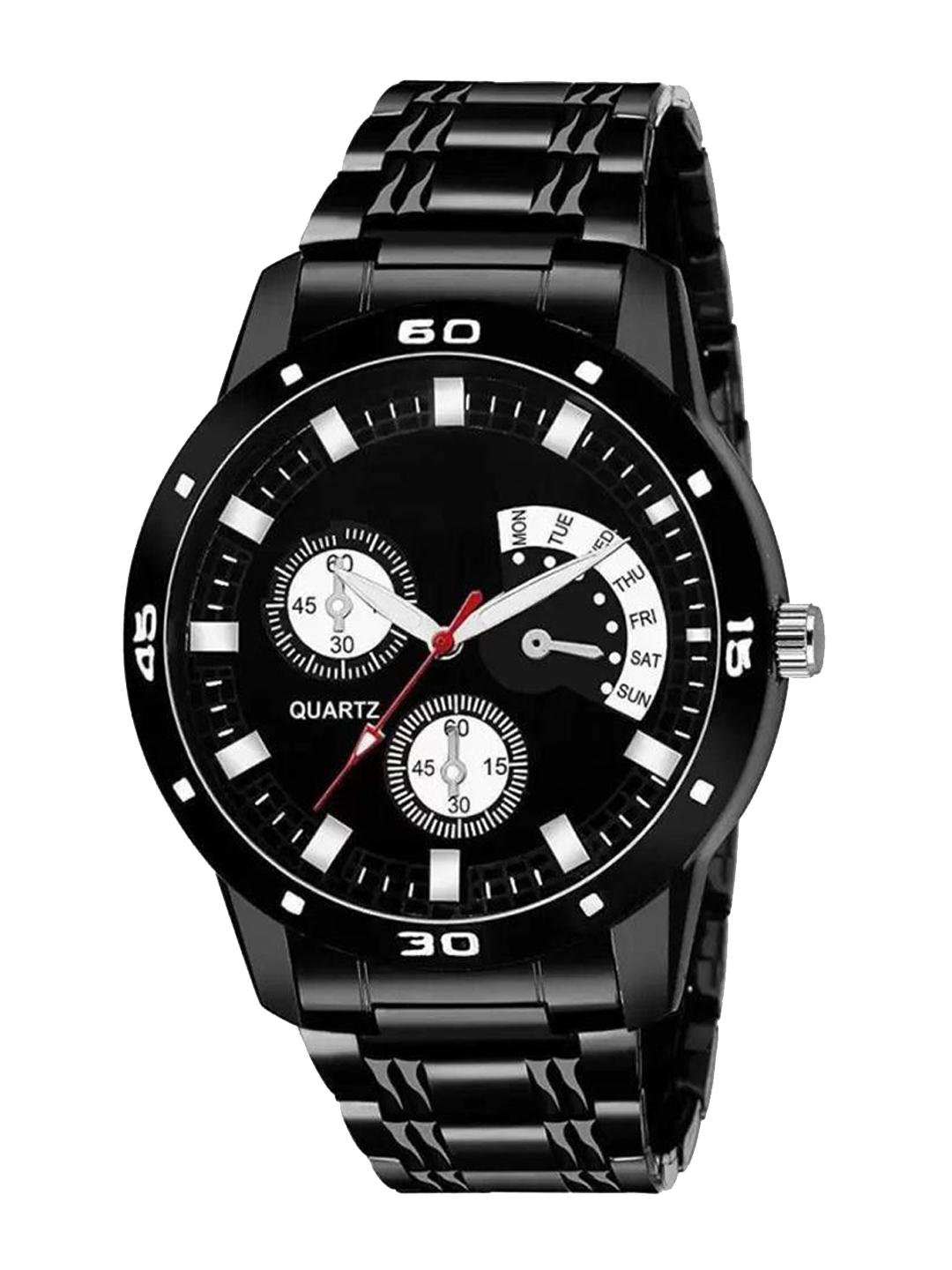 Buy TARIDO Men Embellished Dial & Bracelet Style Straps Analogue Watch ...