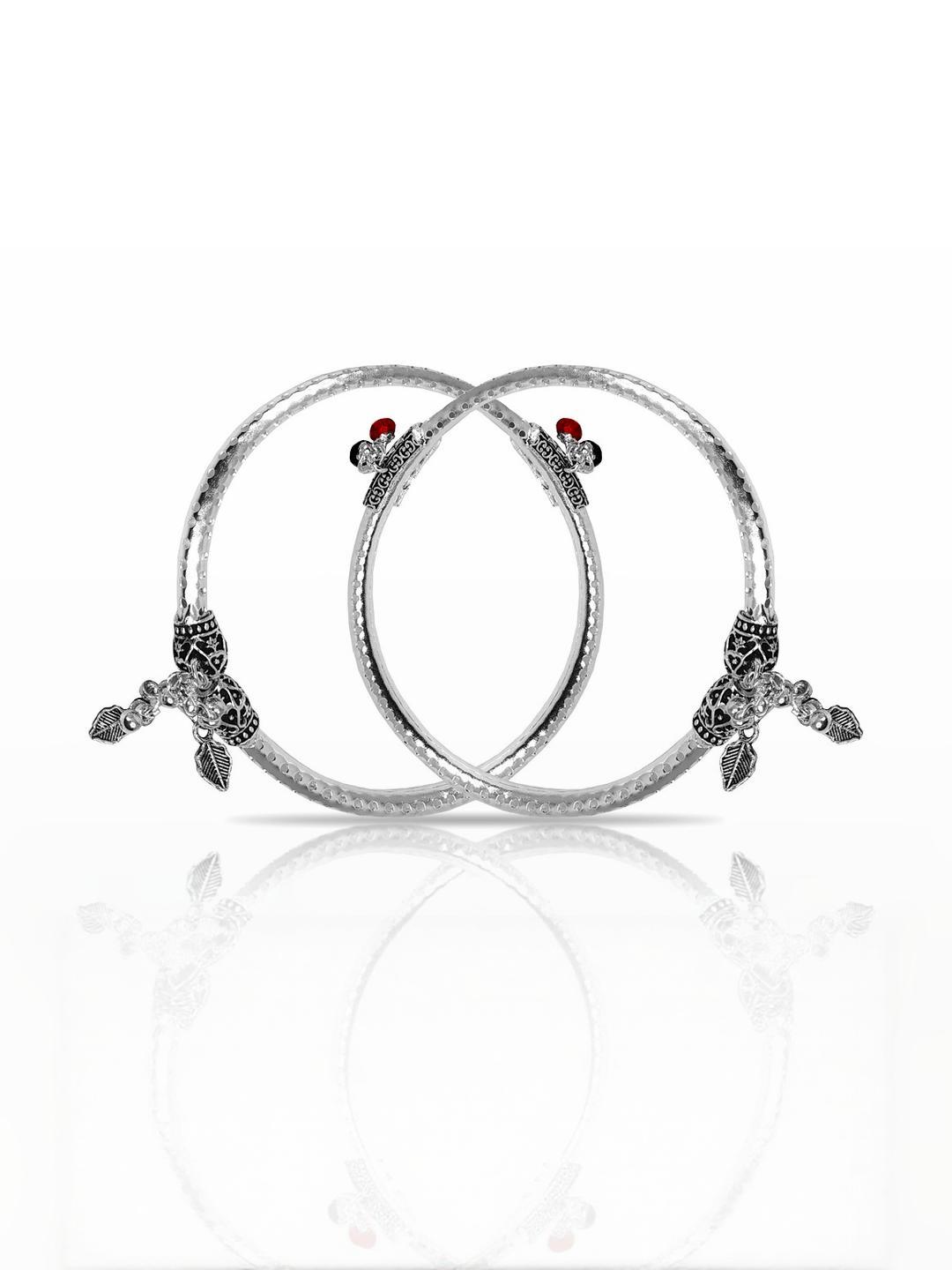 Buy Set Of 2 Nug Ghungroo Leg Payal Foot Kada Anklets - Anklet for ...