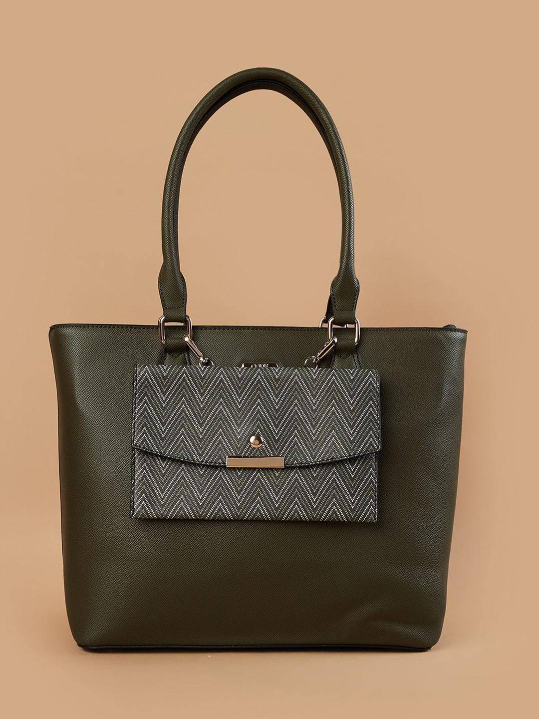 Buy CODE By Lifestyle Women Geometric Structured Shoulder Bag ...
