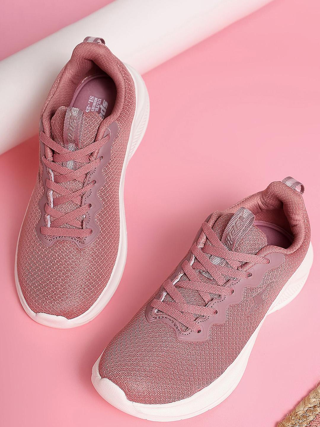 Buy Sparx Women Mesh Woven Design Round Toe Lace Ups Sneakers - Casual ...