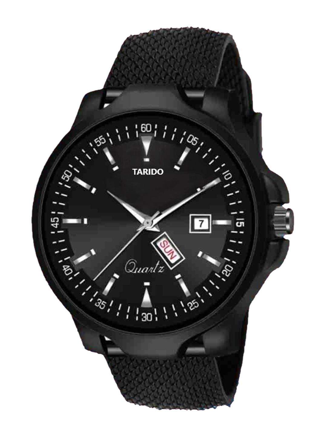 Buy TARIDO Men Embellished Textured Straps Analogue Watch TD_1801NL01 ...