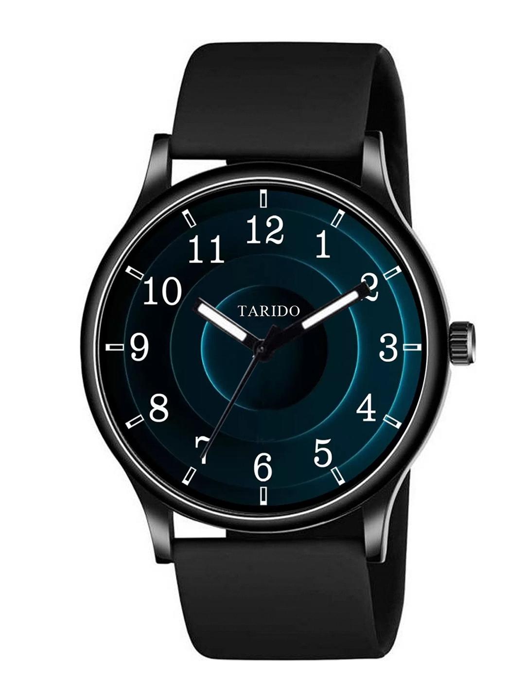 Buy TARIDO Men Dial & Textured Straps Reset Time Analogue Watch TD ...