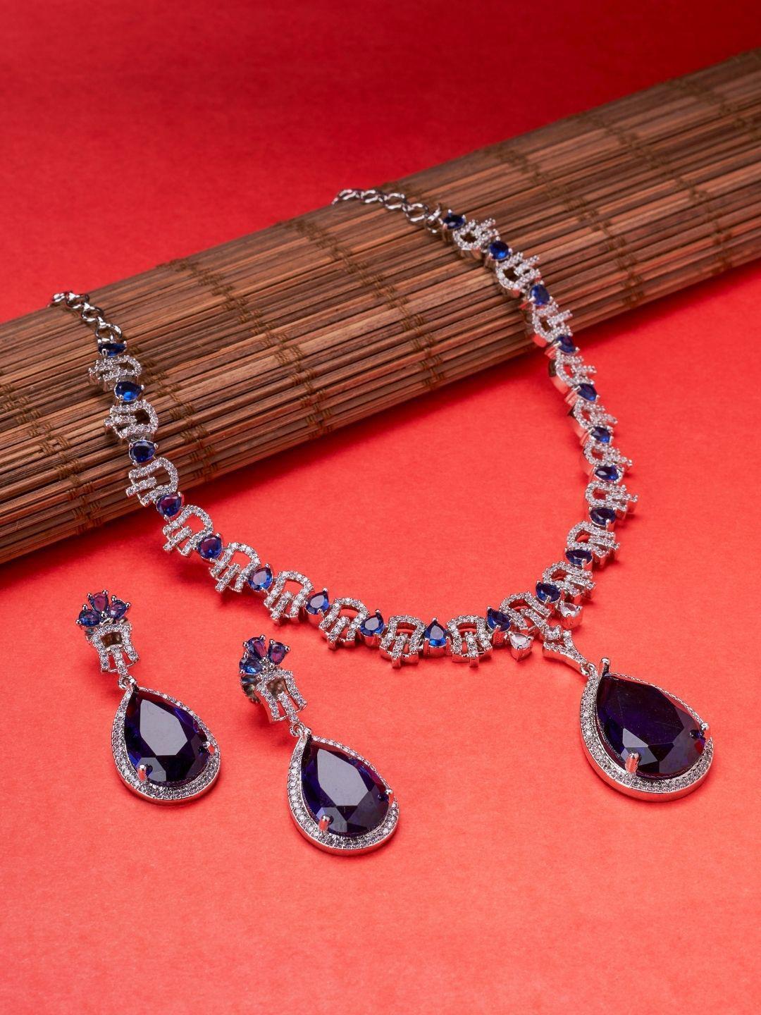 Buy Opal Touch Women Stones Studded Jewellery Set - Jewellery Set for ...