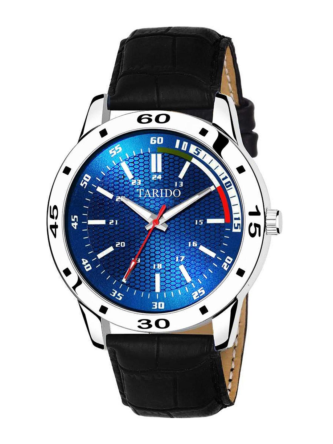 Buy TARIDO Men Textured Straps Analogue Watch TD4601SL04 - Watches for ...