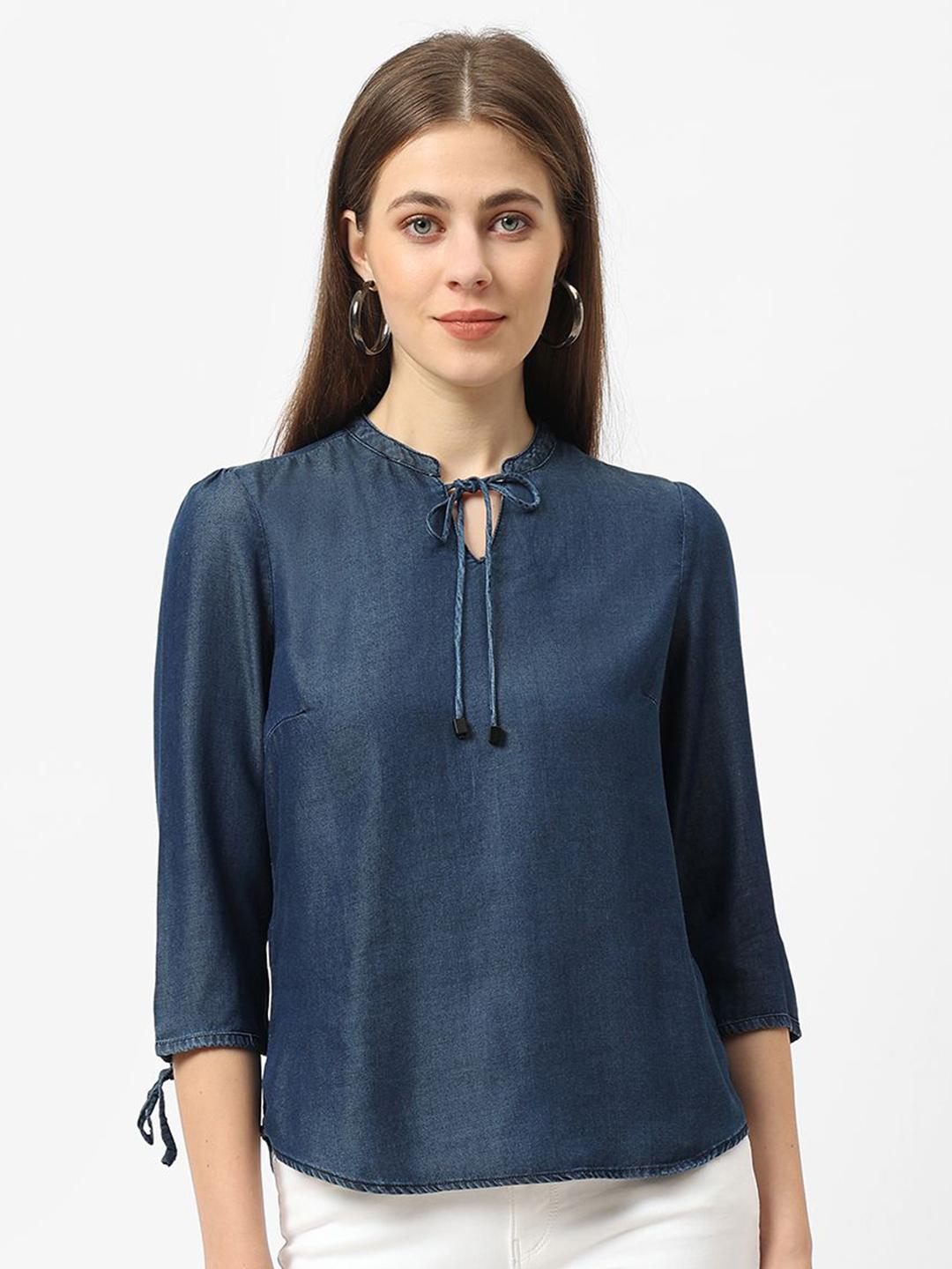 Buy Kraus Jeans Women Keyhole Neck Top - Tops for Women 34704226 | Myntra