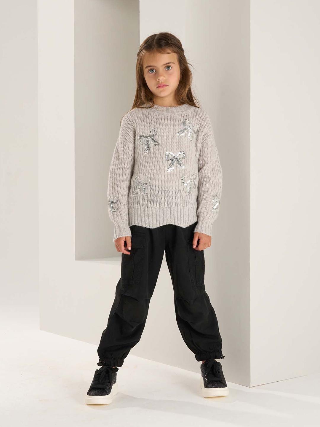 Buy Angel & Rocket Girls Conversational Embellished Sweater - Sweaters ...