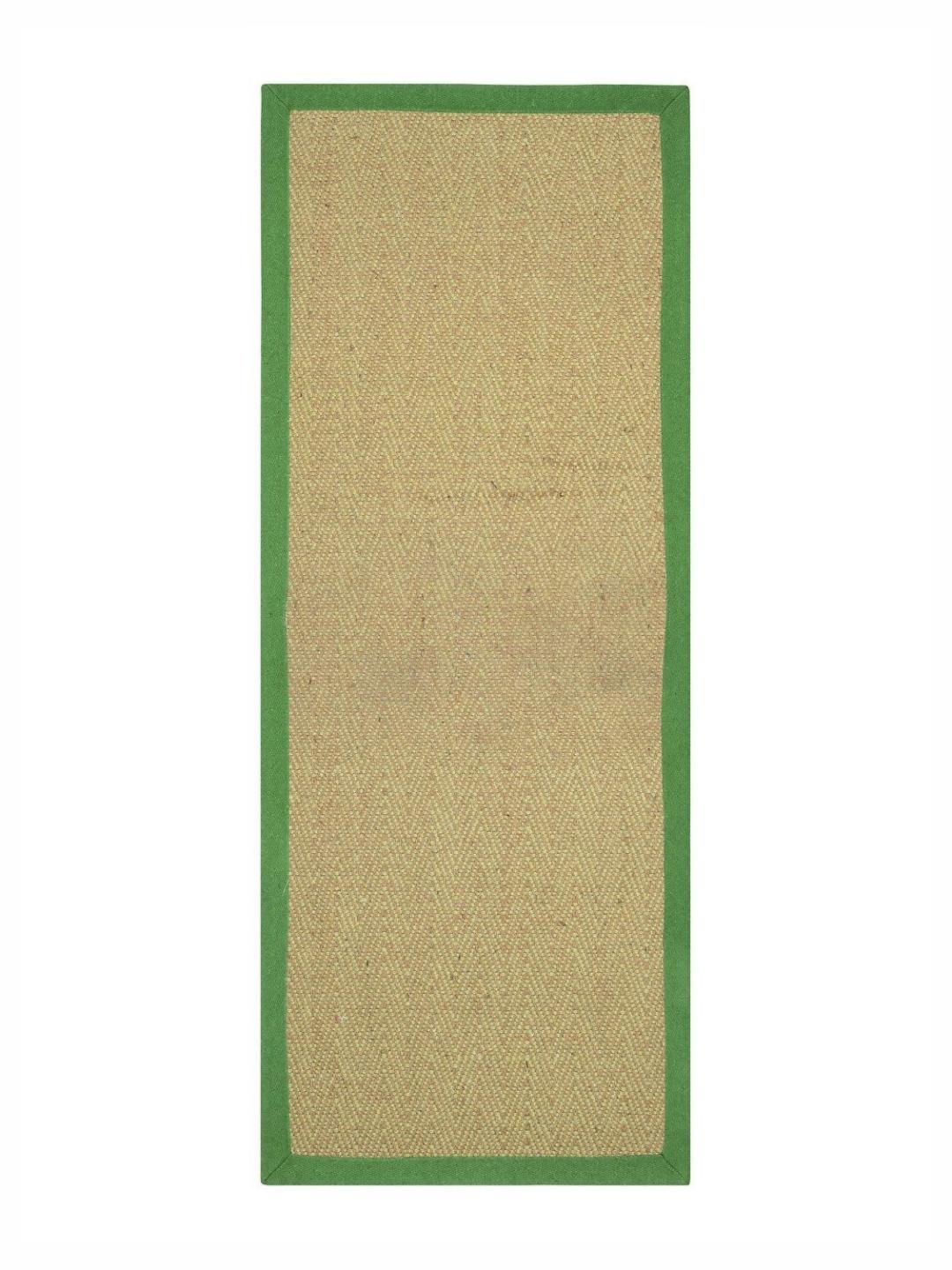 Buy Saral Home Green & Beige Self Designed Anti Slip Floor Runner ...