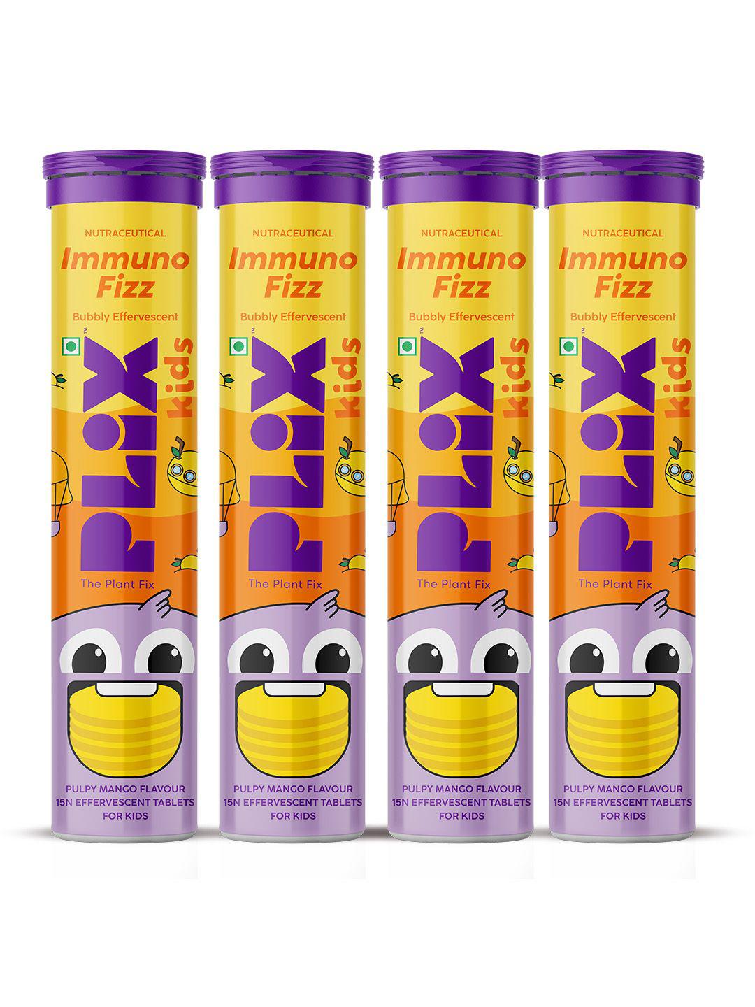 Buy PLIX THE PLANT FIX Set Of 4 Immunofizz Effervescent Tabs 15 ...