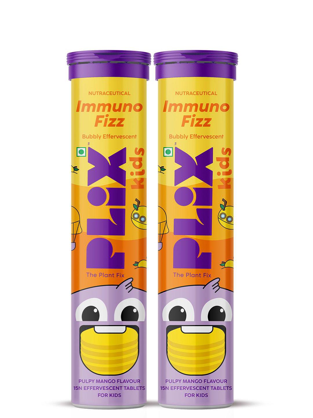 Buy PLIX THE PLANT FIX Set Of 2 Kids Immuno Fizz Effervescent Tablets ...