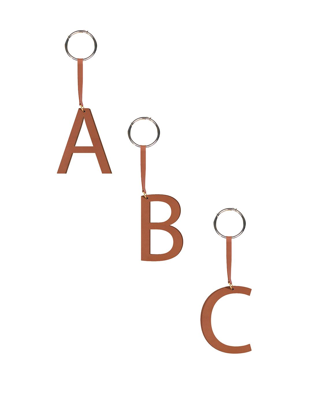 Buy TANN TRIM Tan Coloured Alphabet Q Key Chain - Key Chain for Women ...
