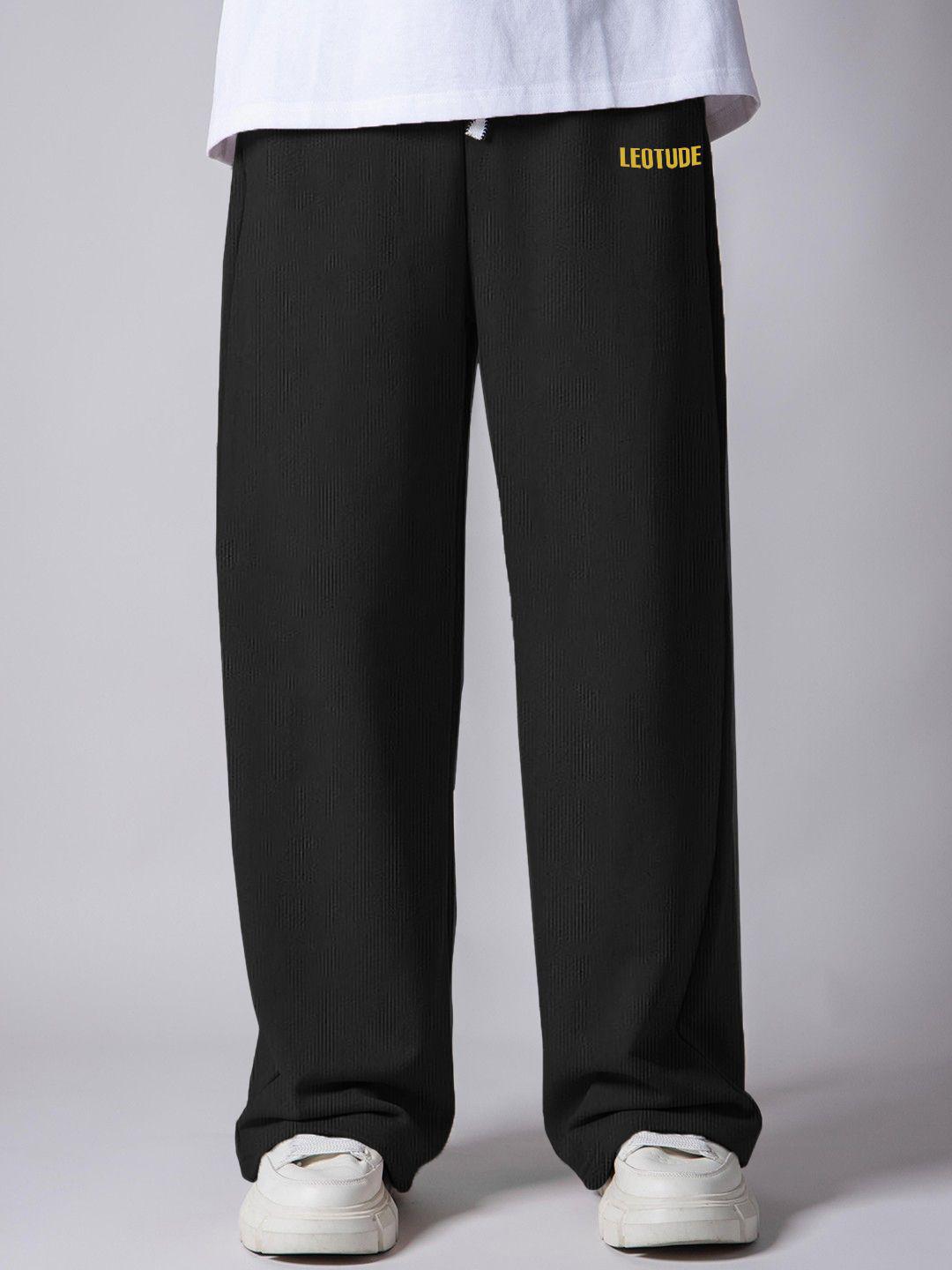 Buy Leotude Men Mid Rise Relaxed Fit Trackpants - Track Pants for Men ...