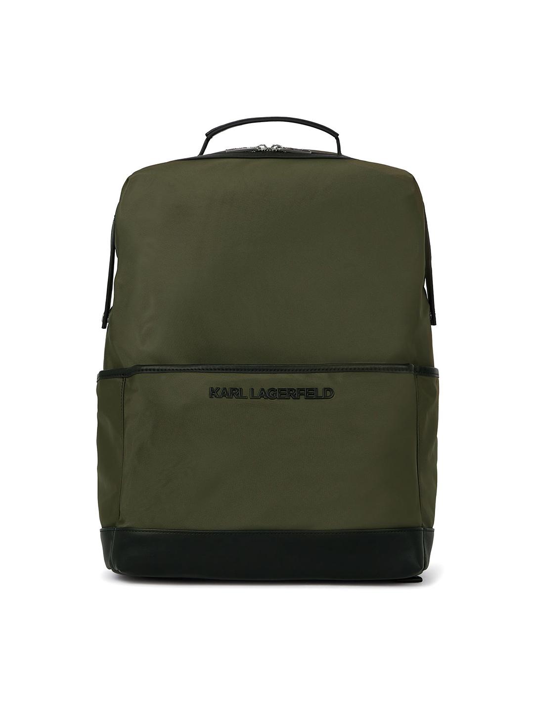 Buy Karl Lagerfeld Structured Essential Nylon Backpack - Backpacks for ...