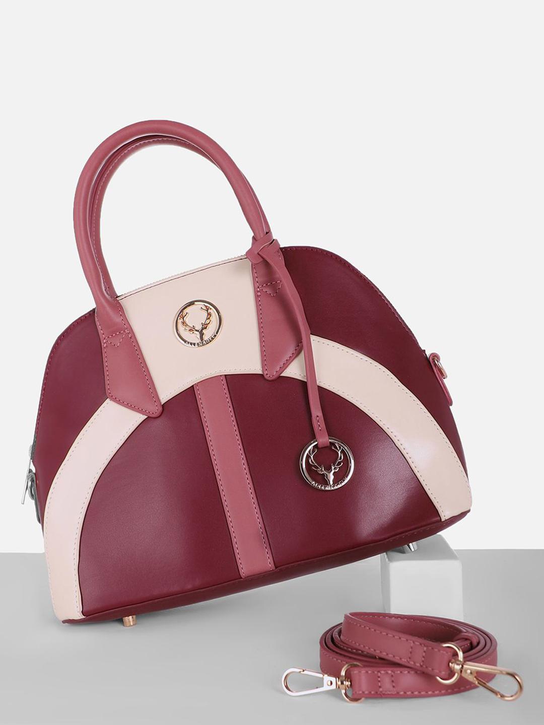 Buy Allen Solly Woman PU Structured Handheld Bag With Applique ...
