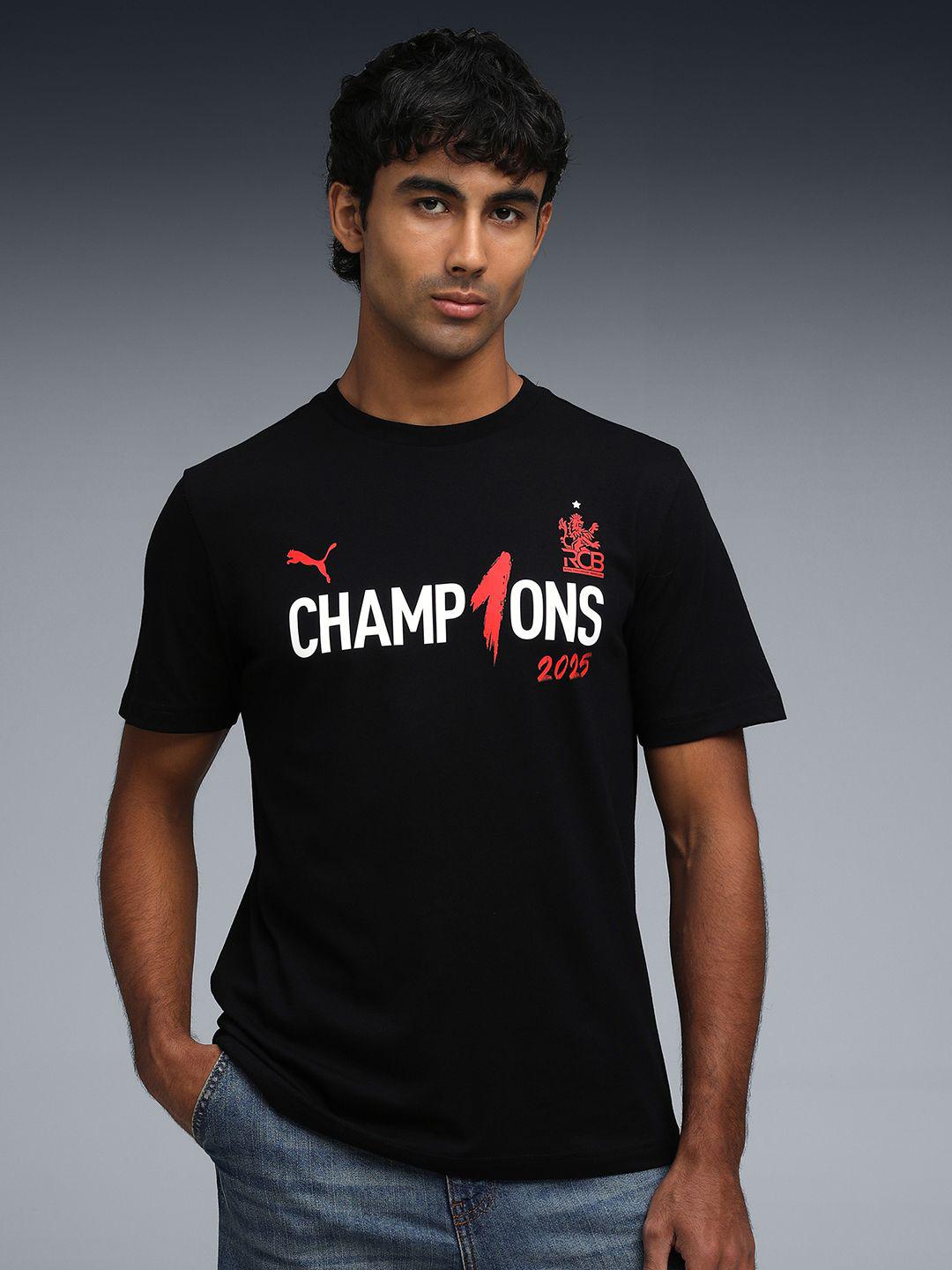Buy Puma X RCB Champions Tee - Tshirts for Men 34786031 | Myntra