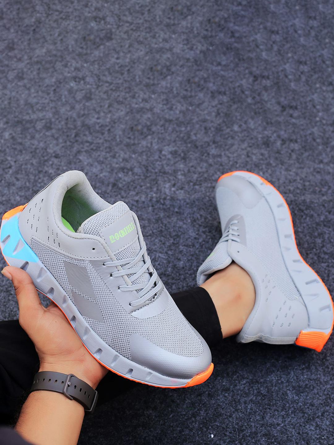 Buy ROCKFIELD Men Mesh Running Non Marking Shoes - Sports Shoes for Men ...