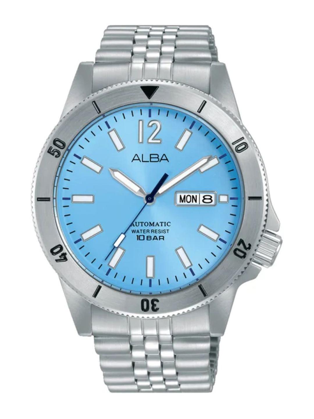 Buy Alba Mechanical Blue Men 44mm Watch Automatic AL4653X1 - Watches ...