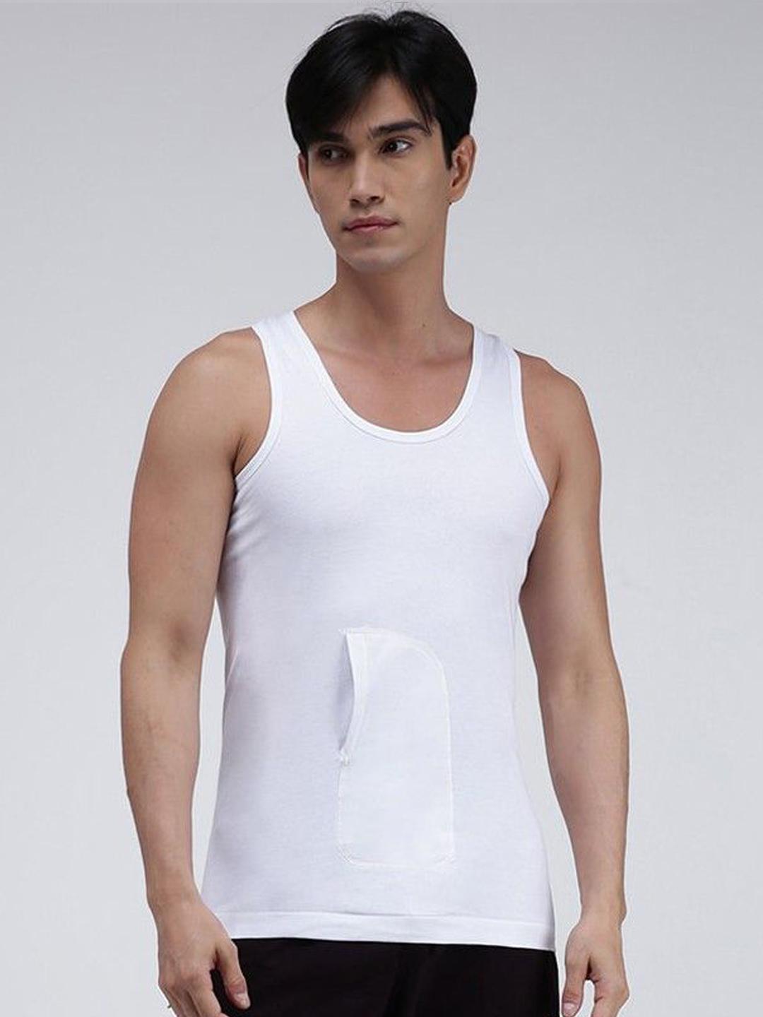 Buy AMUL COMFY Pack Of 6 Pure Cotton Basic Vest - Innerwear Vests for ...