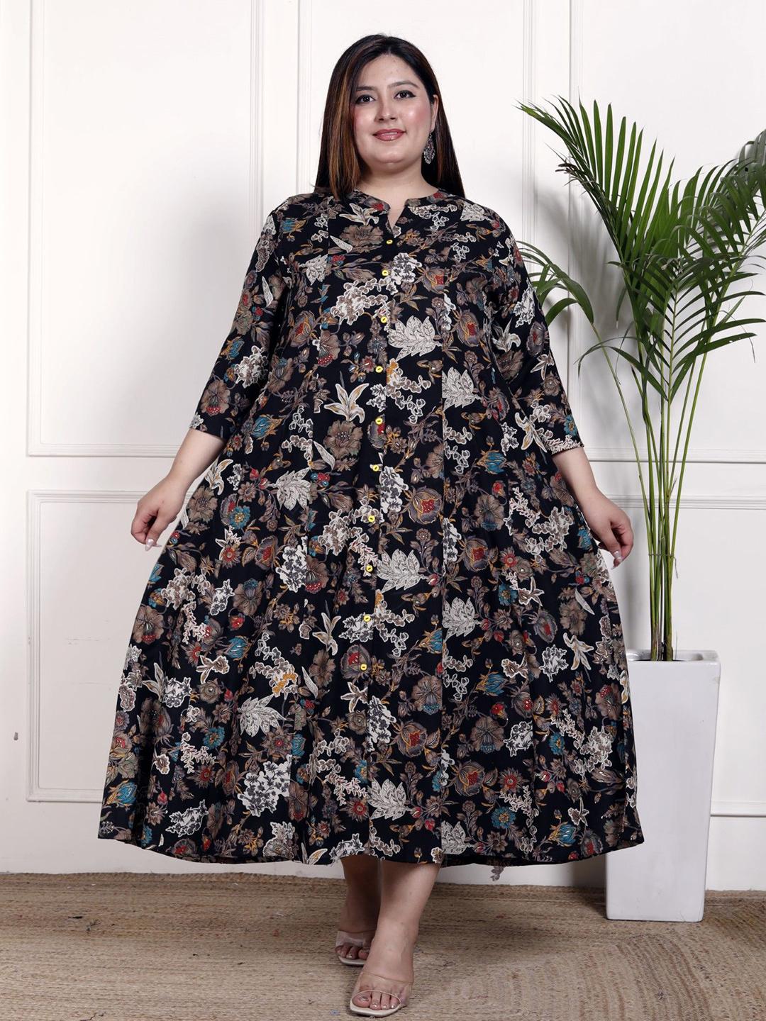 Buy Swasti Ethnic Motifs Print Maxi Dress - Dresses for Women 33139881 ...