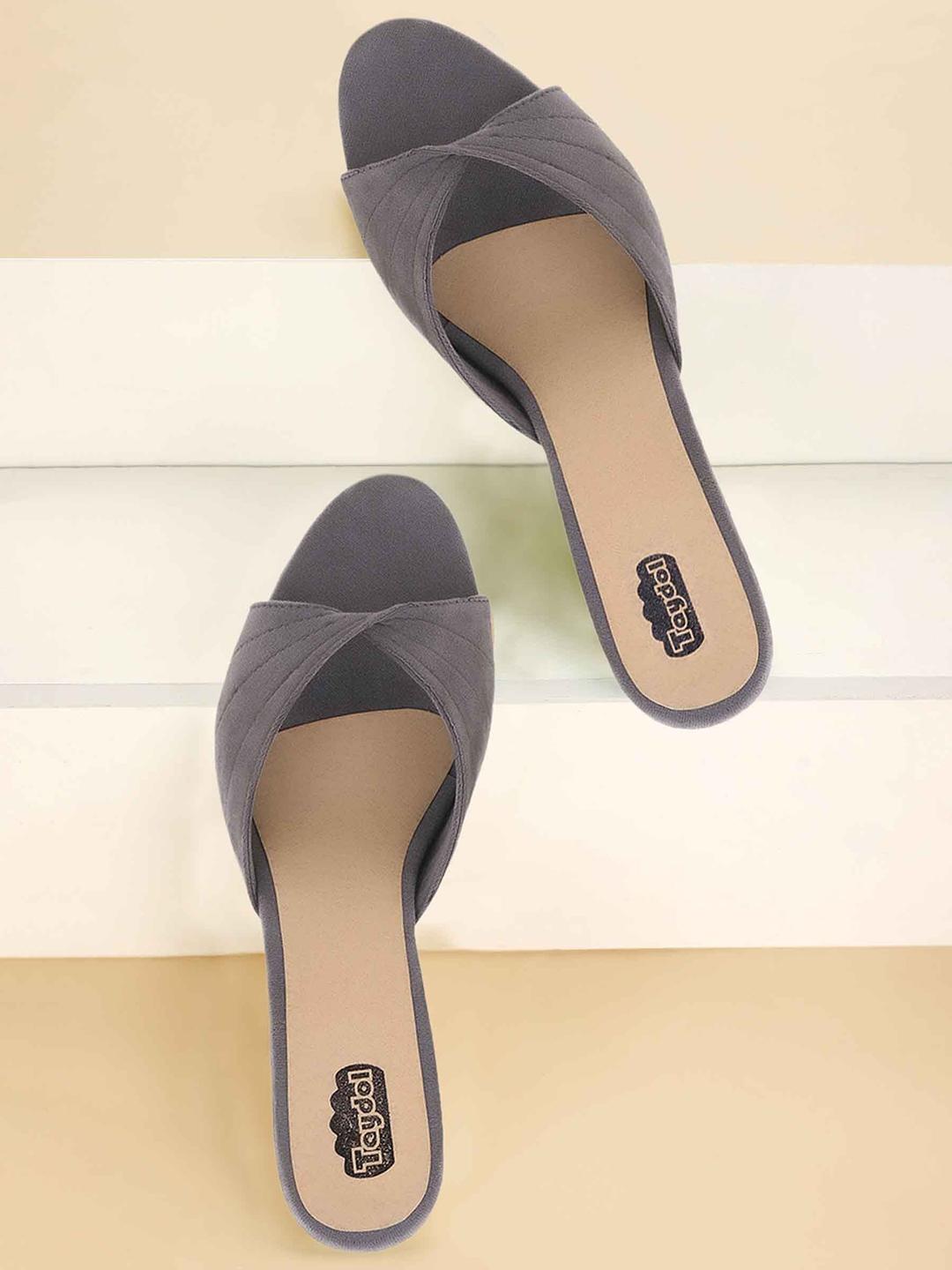 Buy TAYDOL Women Round Toe Block Heel Sandals - Heels for Women ...