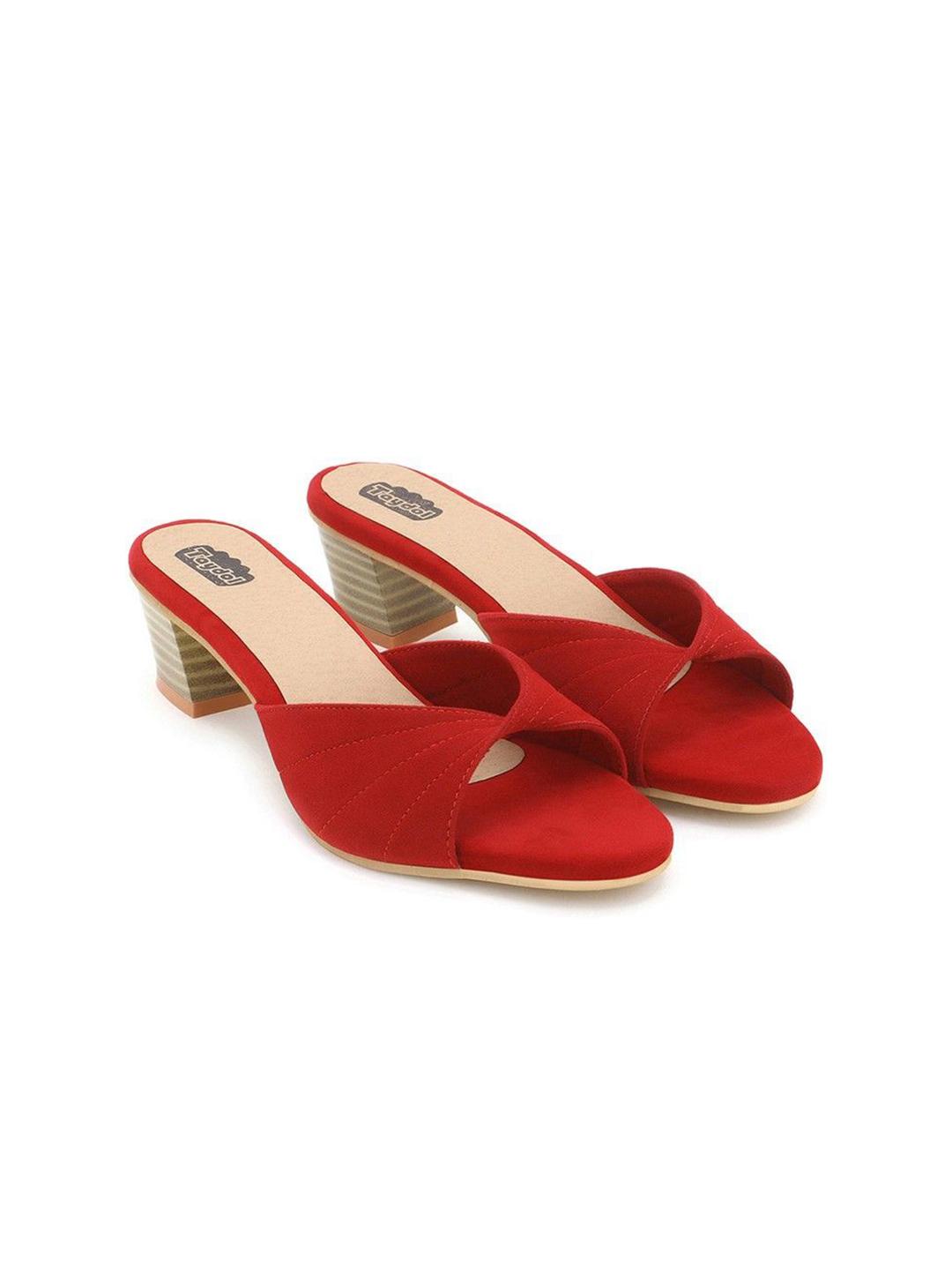 Buy TAYDOL Women Open Toe Block Sandals - Heels for Women 33168496 | Myntra