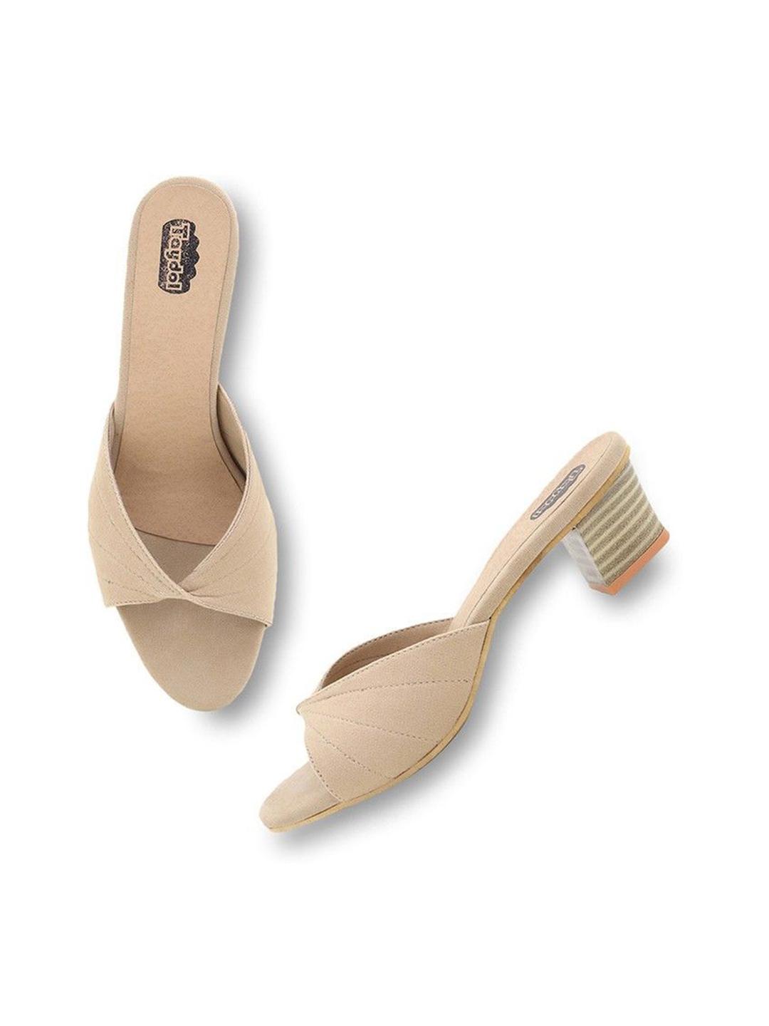 Buy TAYDOL Block Open Toe Heel Sandals - Heels for Women 33168677 | Myntra