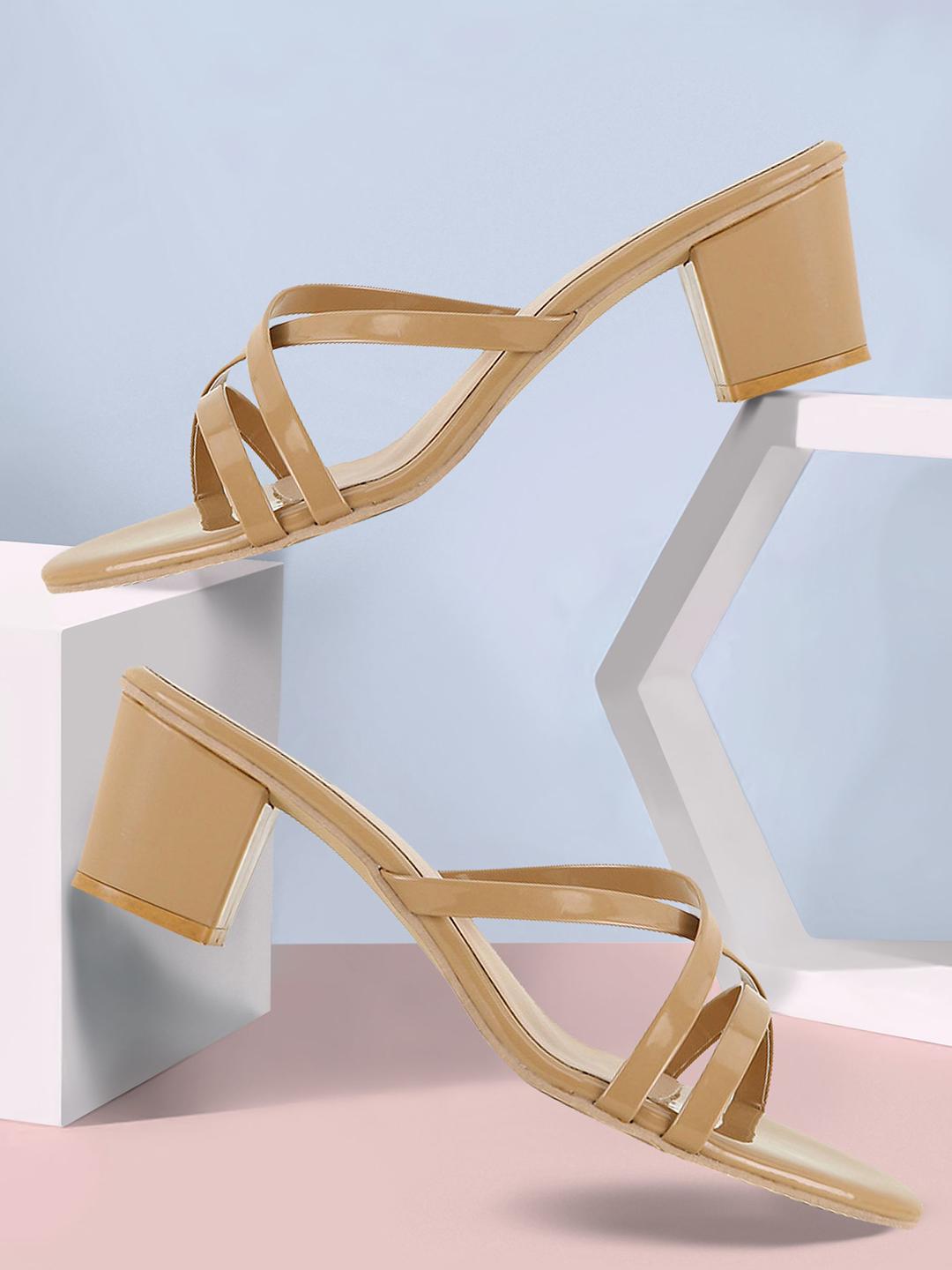 Buy TAYDOL Women Block Sandals - Heels for Women 33168644 | Myntra