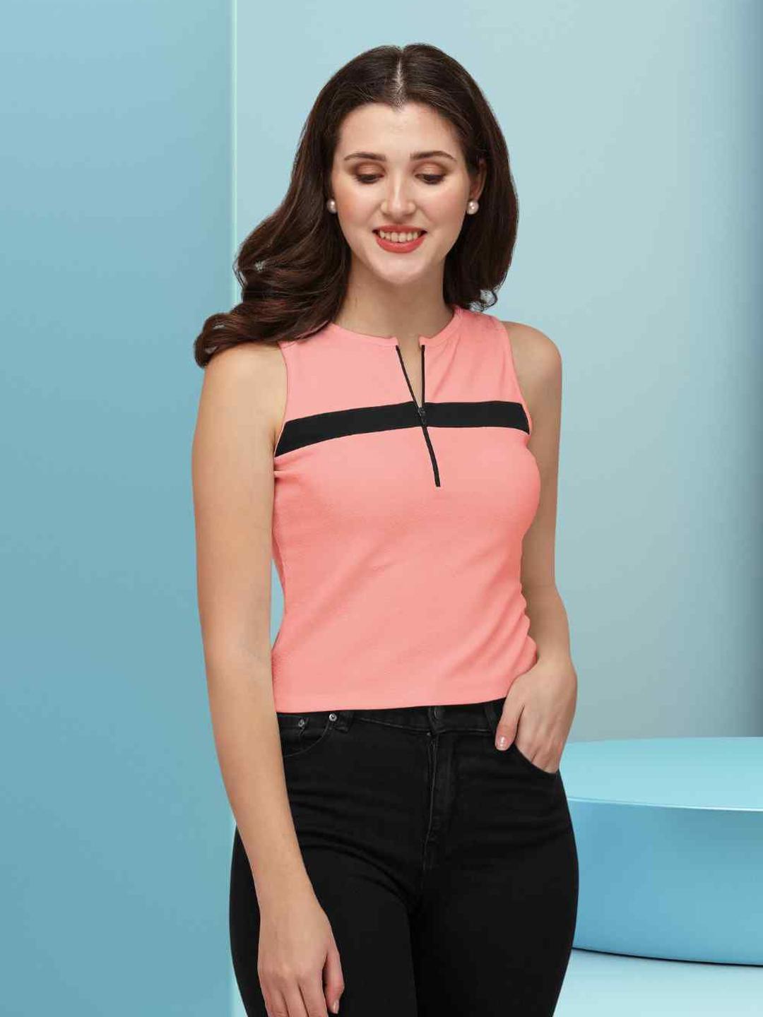 Buy DressBerry Checked Scuba Tank Crop Top - Tops for Women 33209392 ...