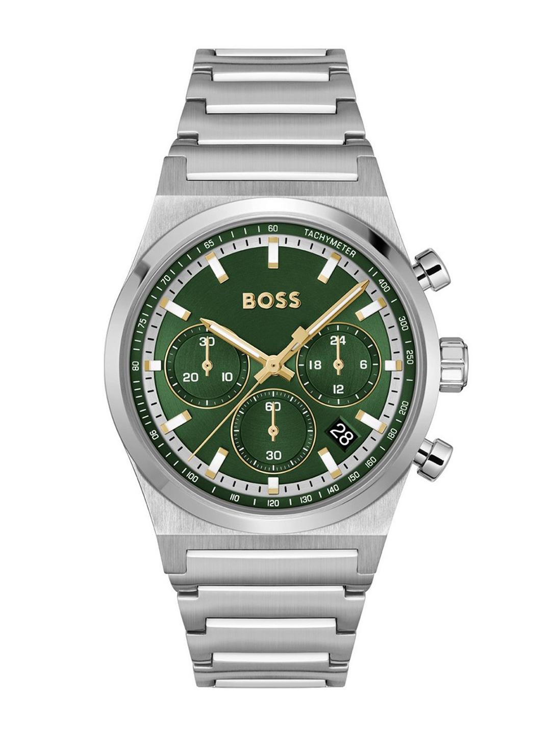 Buy BOSS Men Dial & Stainless Steel Bracelet Style Straps Analogue ...