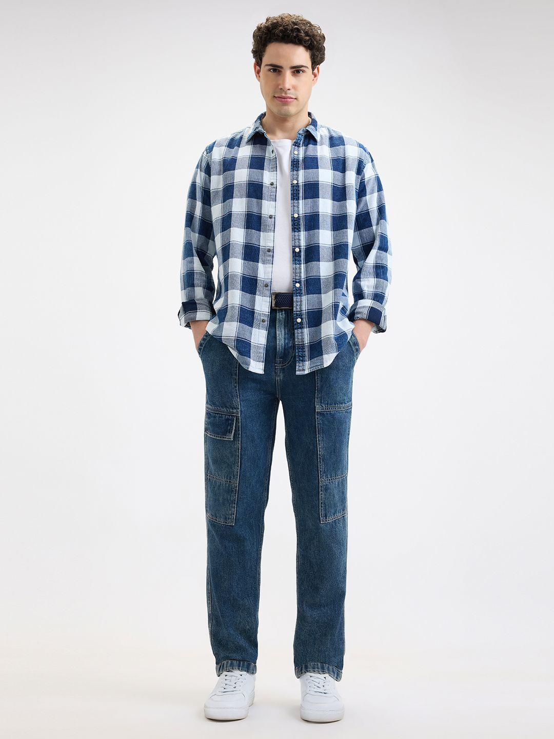 Buy Pepe Jeans Men Buffalo Checks Opaque Checked Casual Shirt - Shirts ...