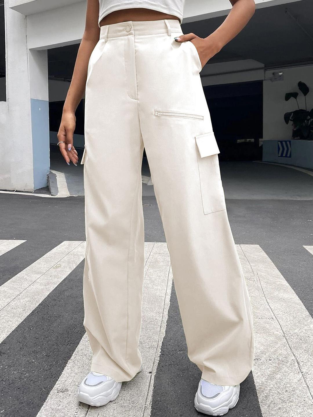 Buy Mast & Harbour Women High Rise Cargos - Trousers for Women 33241104 ...