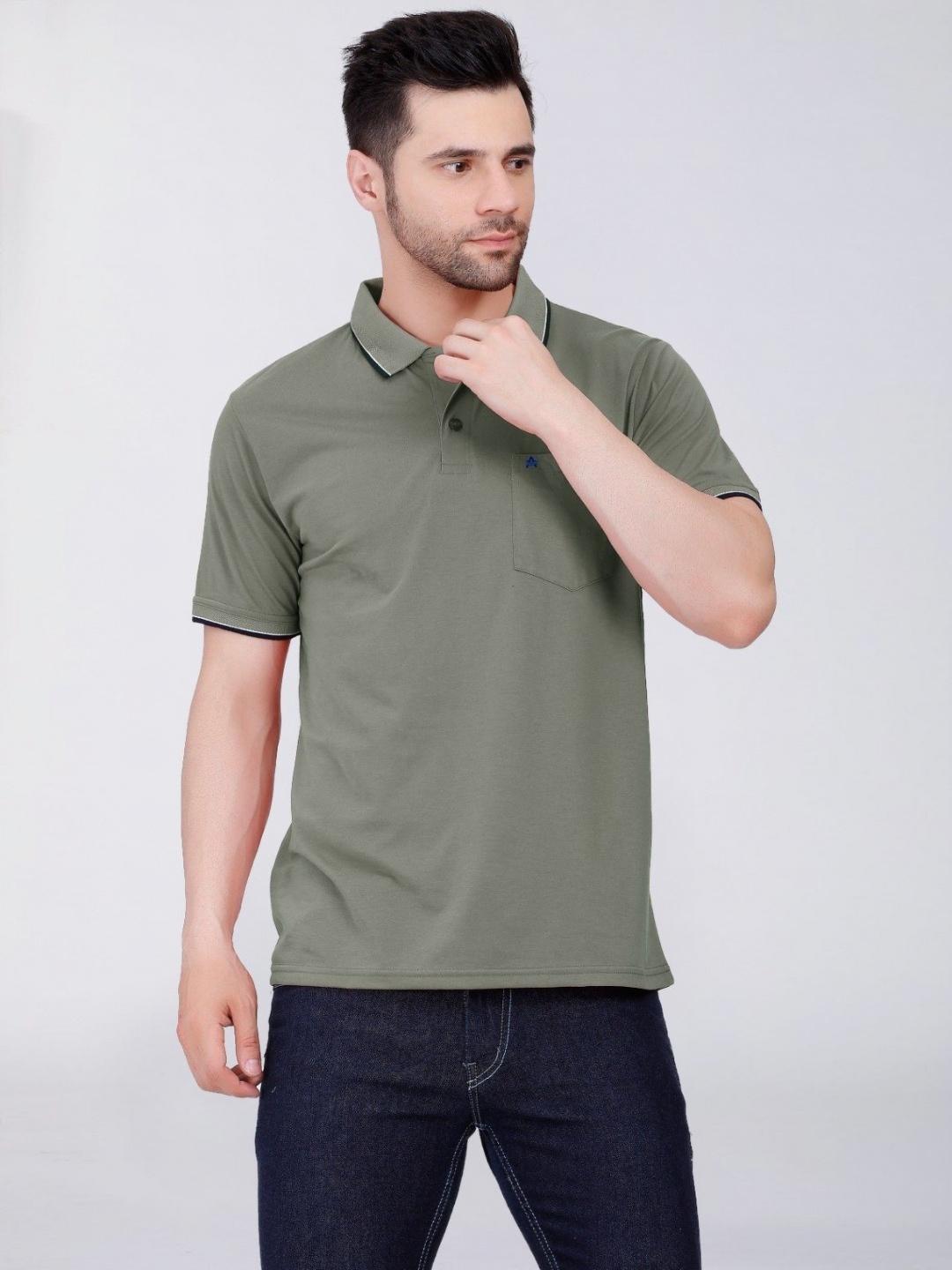 Buy ARRAY Men Brand Logo Printed Polo Collar T Shirt - Tshirts for Men ...