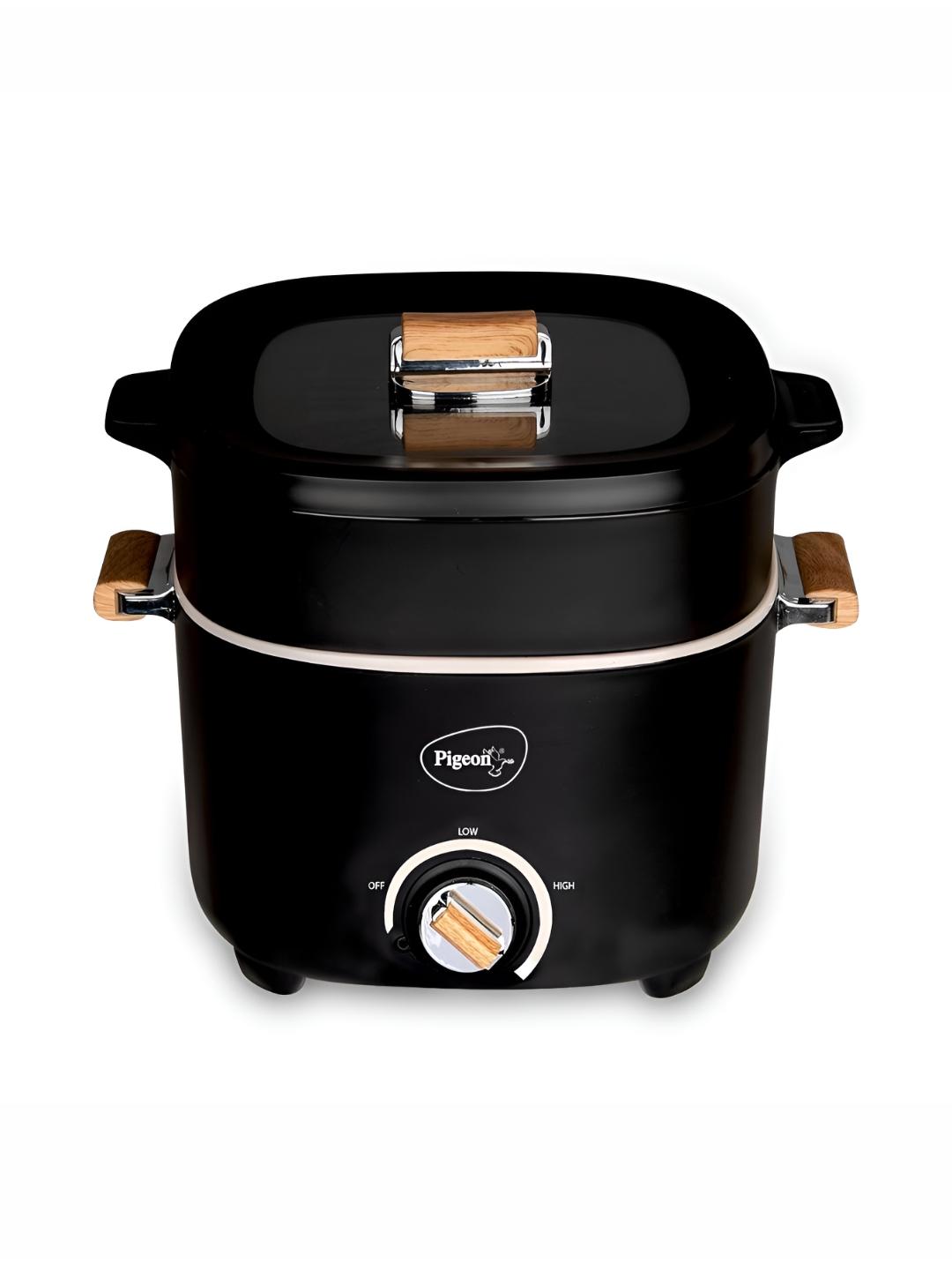Buy Pigeon PG Black Stainless Steel Food Safe Electric Kettle With ...
