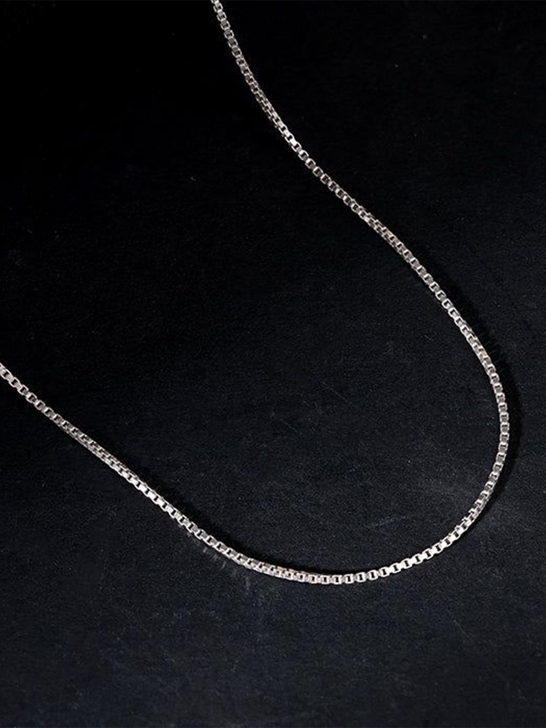 Buy GIVA Silver Silver Plated Chain - Necklace And Chains for Women ...
