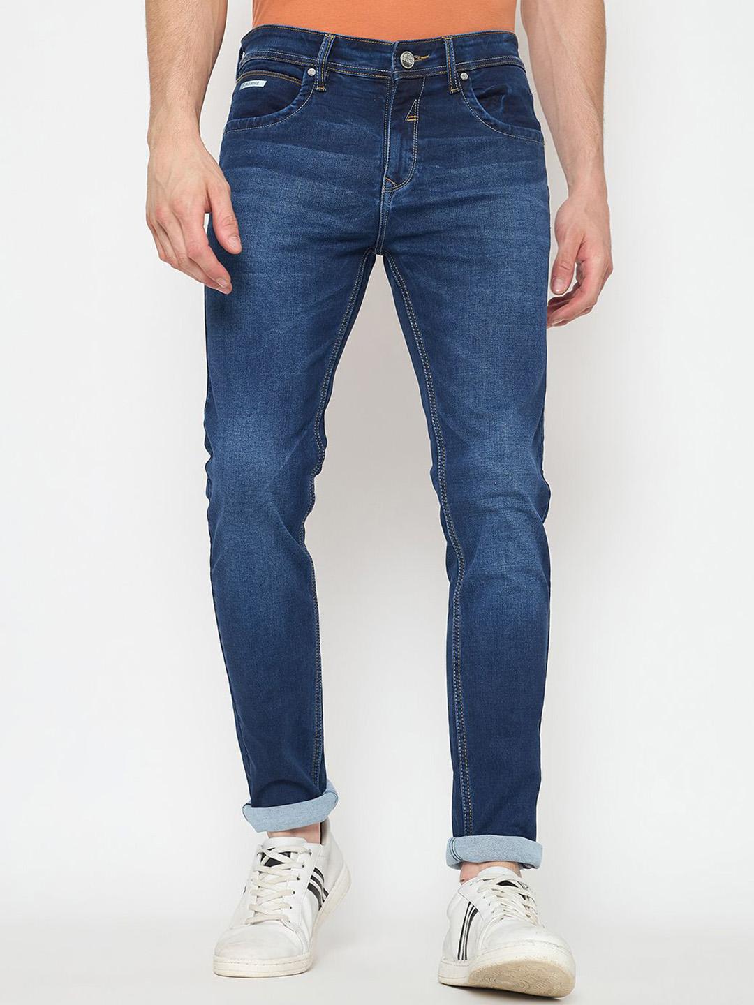 Buy Duke Men Slim Fit Light Fade Mid Rise Stretchable Jeans - Jeans for ...